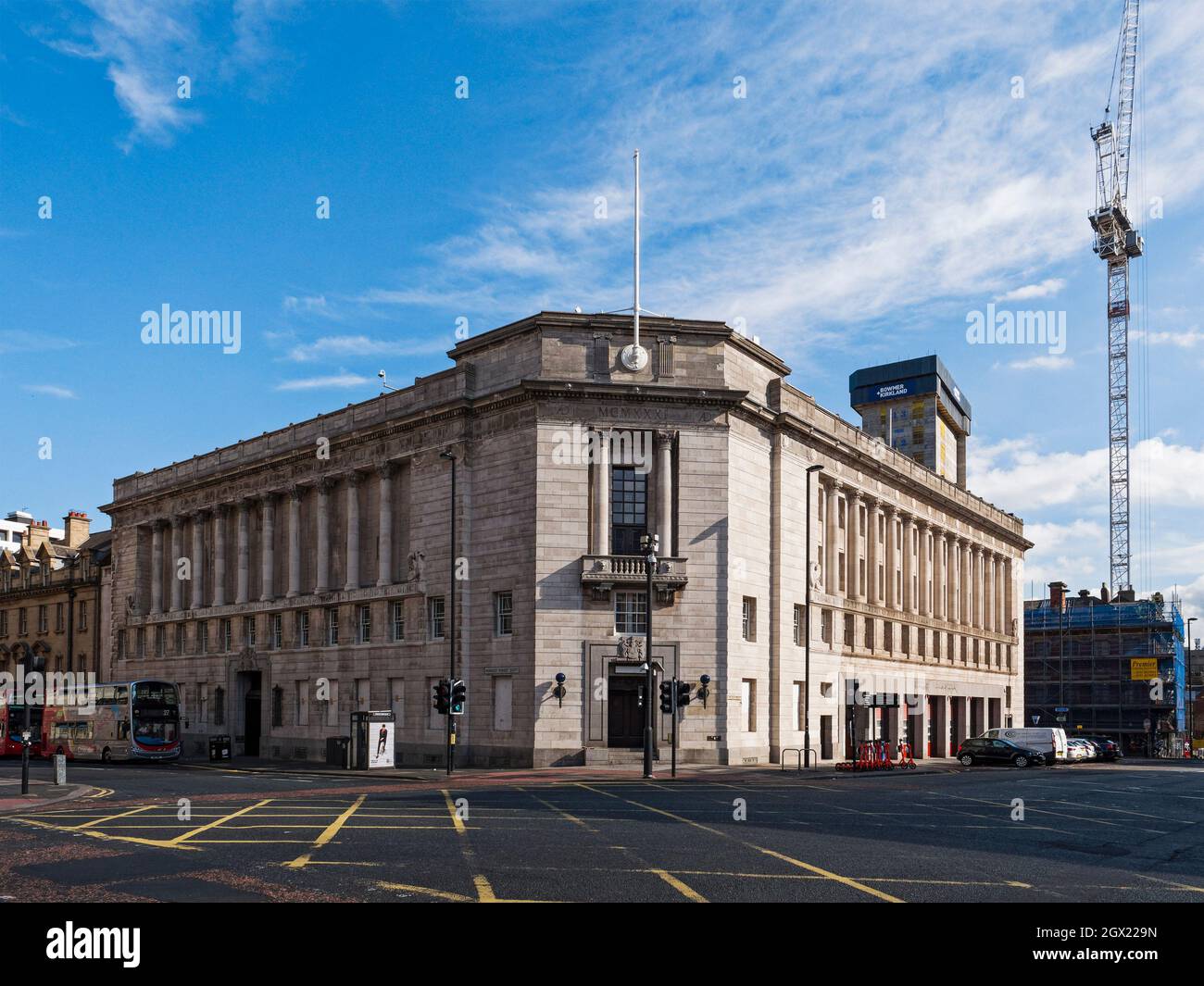 Former police and fire station at the Market Street and Pilgrim Street ...