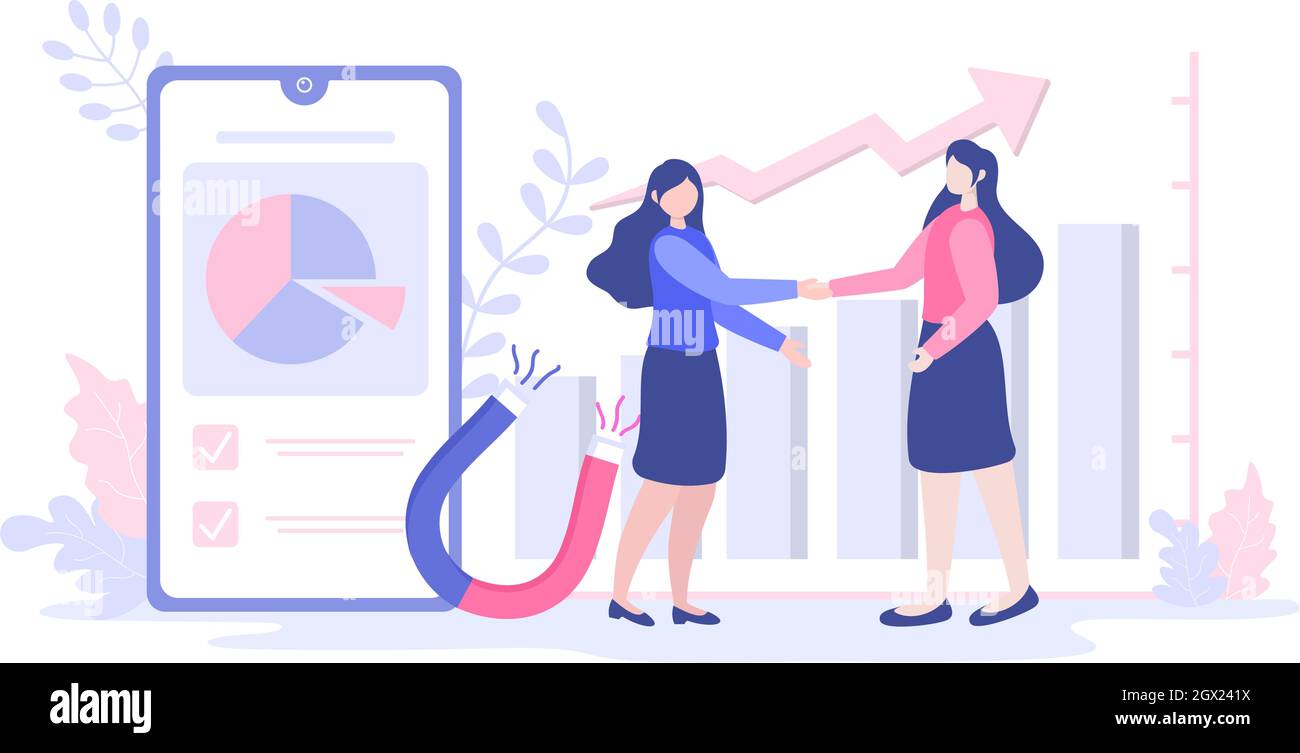 Two Businessmen Reach a Deal or Agreement Shaking Hands on Cooperation ...