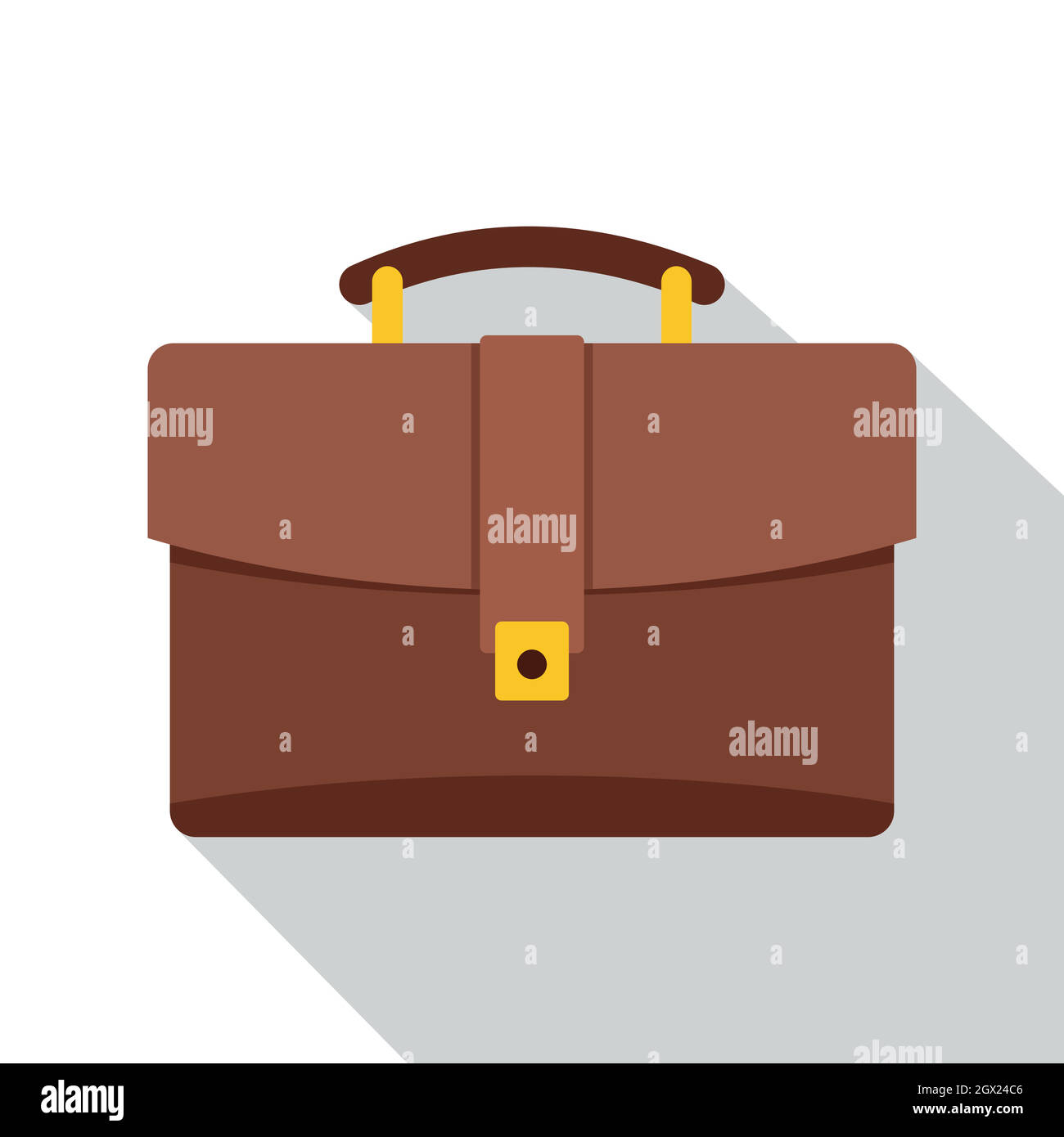 Leather briefcase vector Stock Vector Images - Alamy