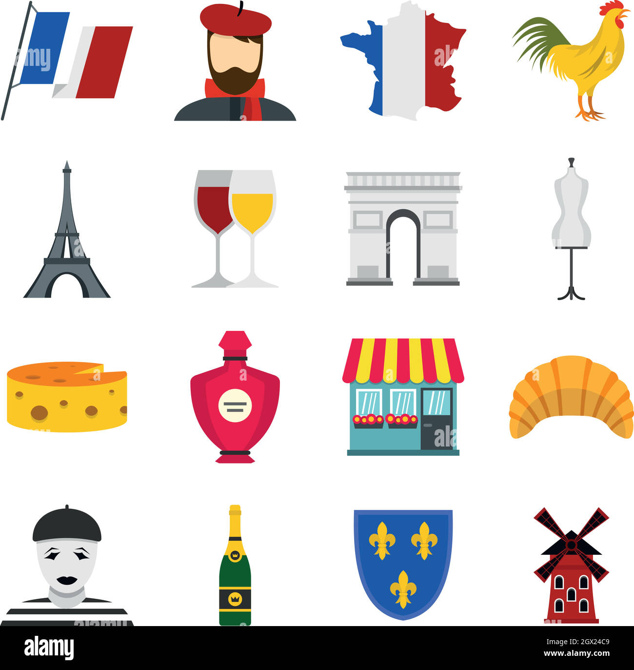 France cheese map Stock Vector Images - Alamy