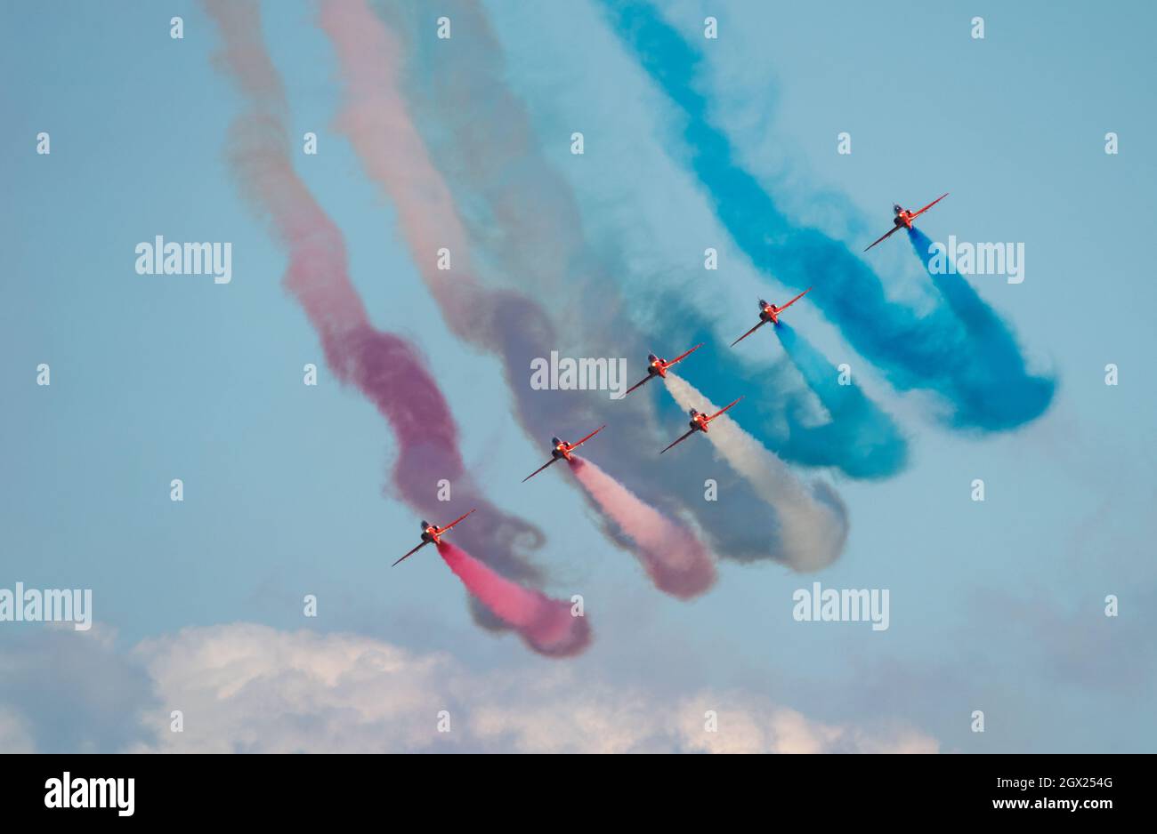 The Royal Air Force Aerobatic Team Red Arrows Stock Photo - Alamy
