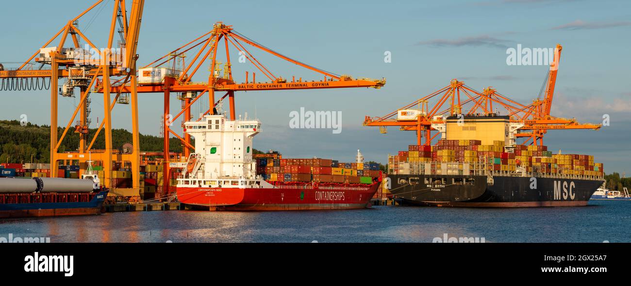 Baltic container terminal hi-res stock photography and images - Alamy