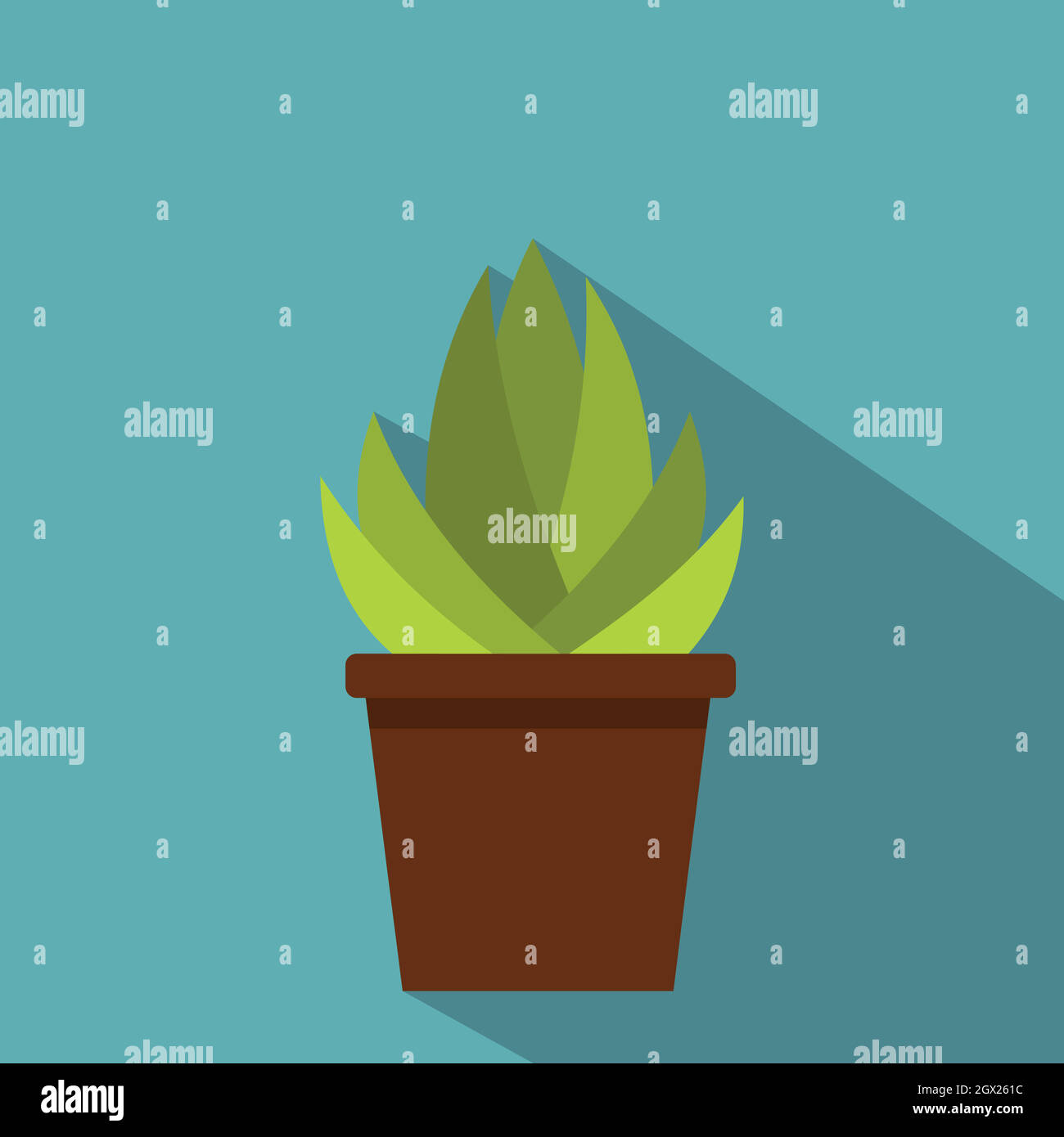 Succulent pot garden Stock Vector Images - Alamy
