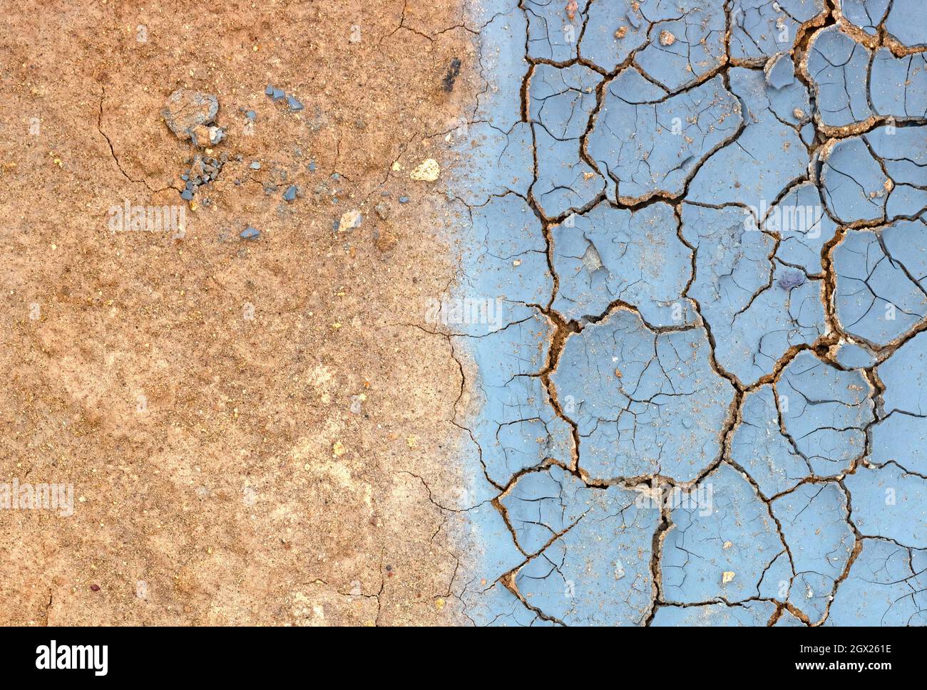 Dried mud pattern from a geothermal area in Iceland, Hverir Stock Photo ...