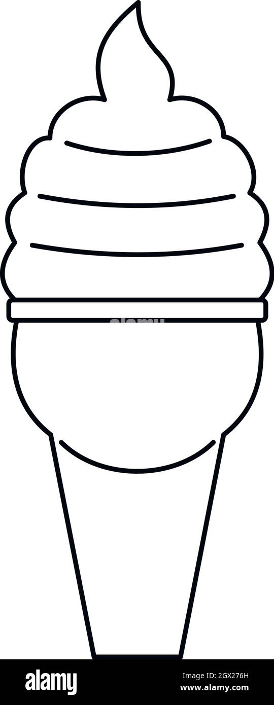 Sweet popsicle icon outline Stock Vector Images - Alamy