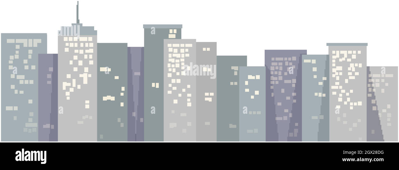 Cartoon buildings hi-res stock photography and images - Alamy