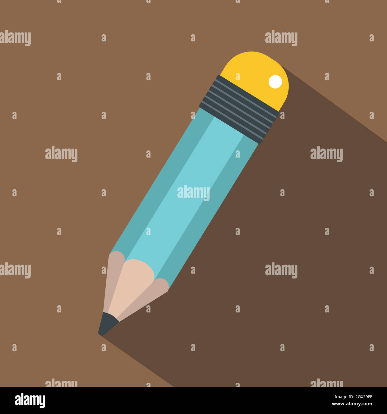 Pencil with tip Stock Vector Images - Alamy