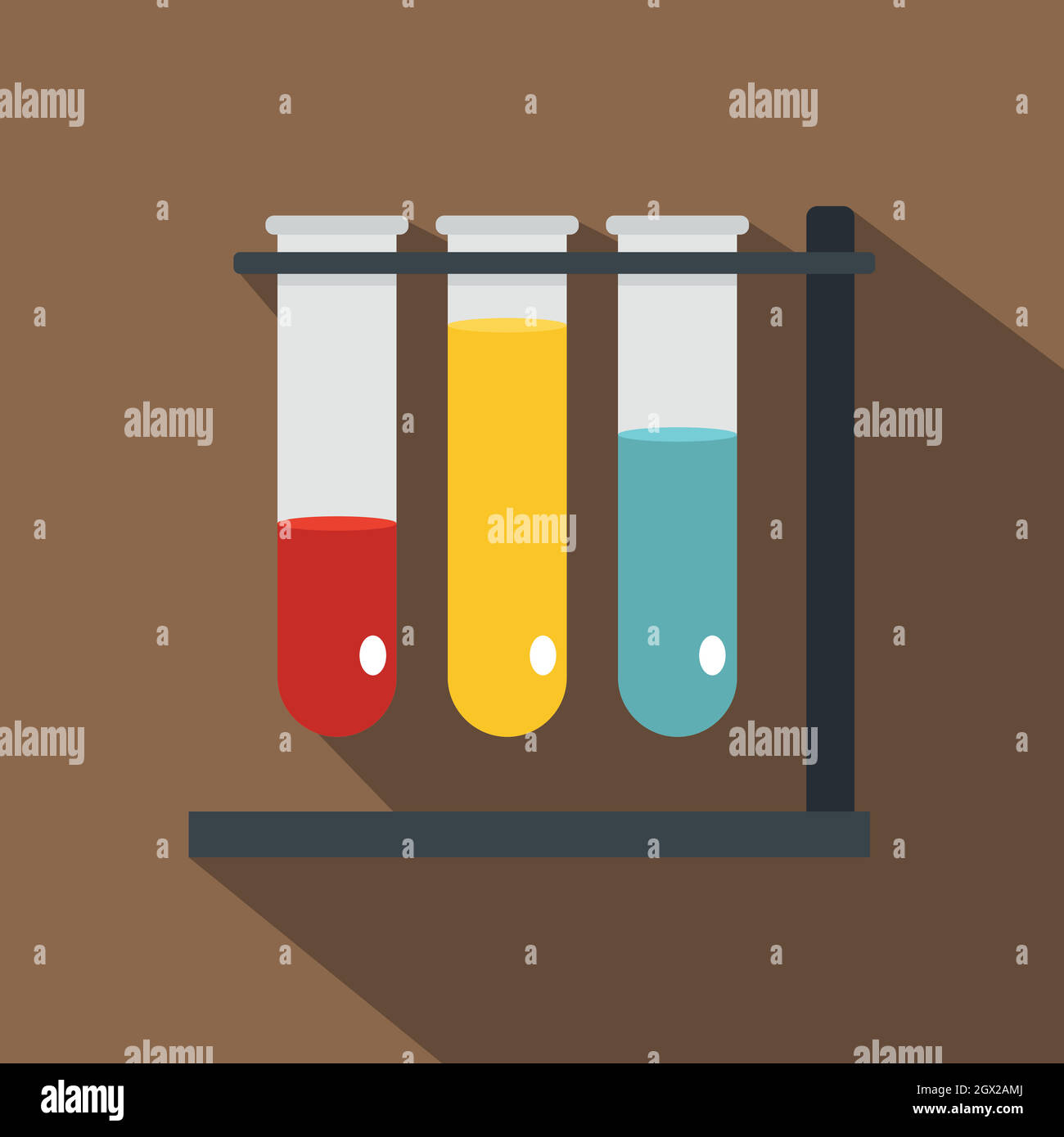 Blood in test tubes Stock Vector Images - Alamy