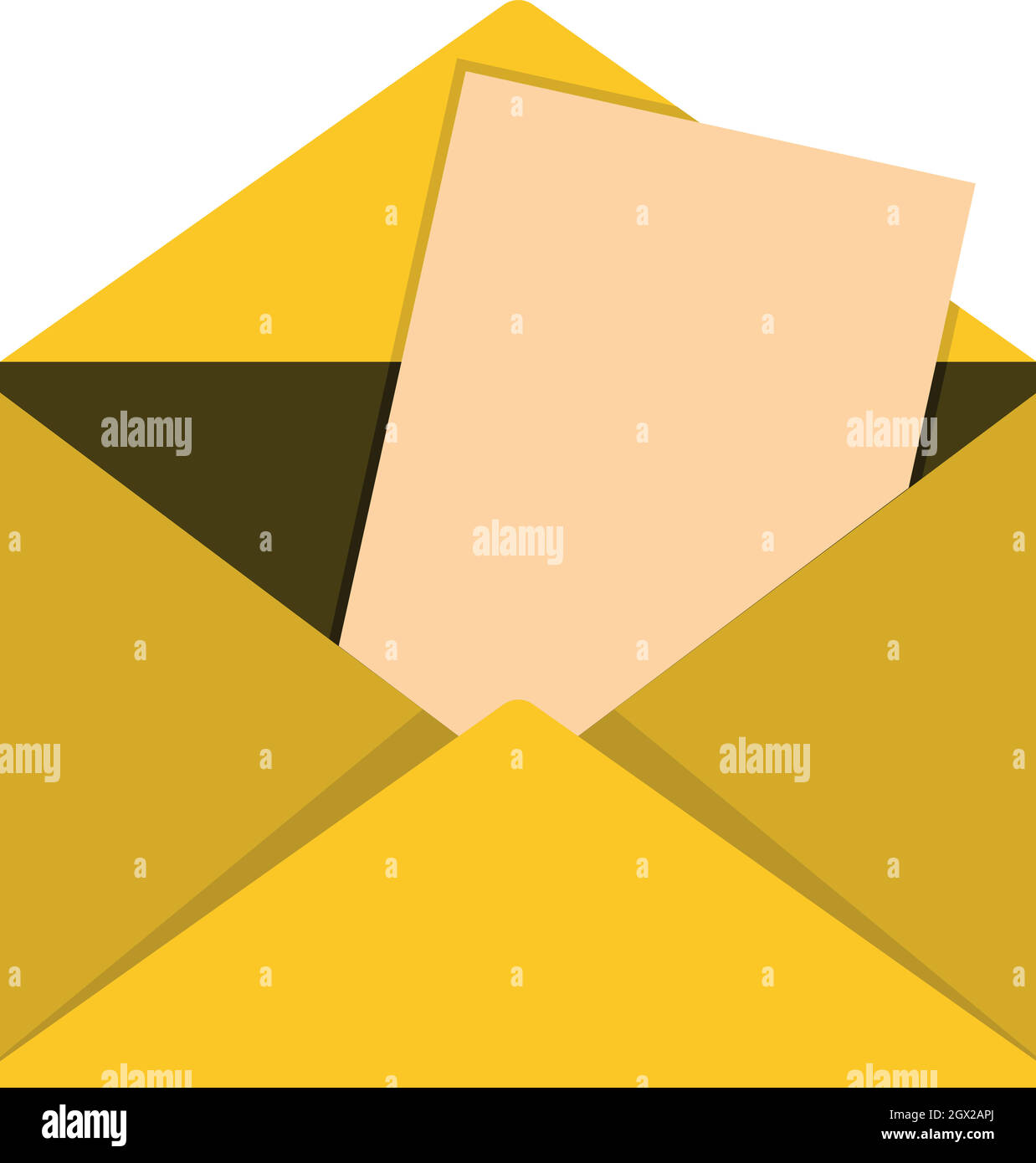 Envelope icon, flat style Stock Vector Image & Art - Alamy