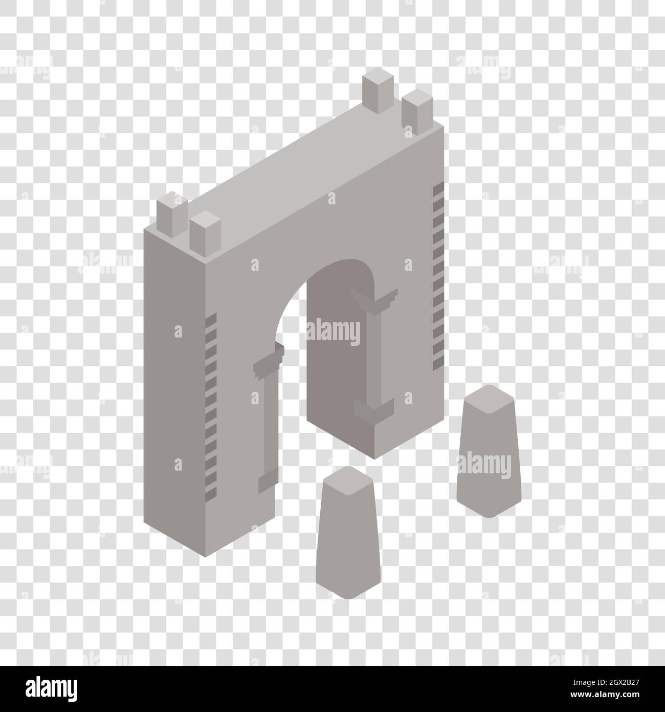 Wall fortress isometric icon Stock Vector Image & Art - Alamy