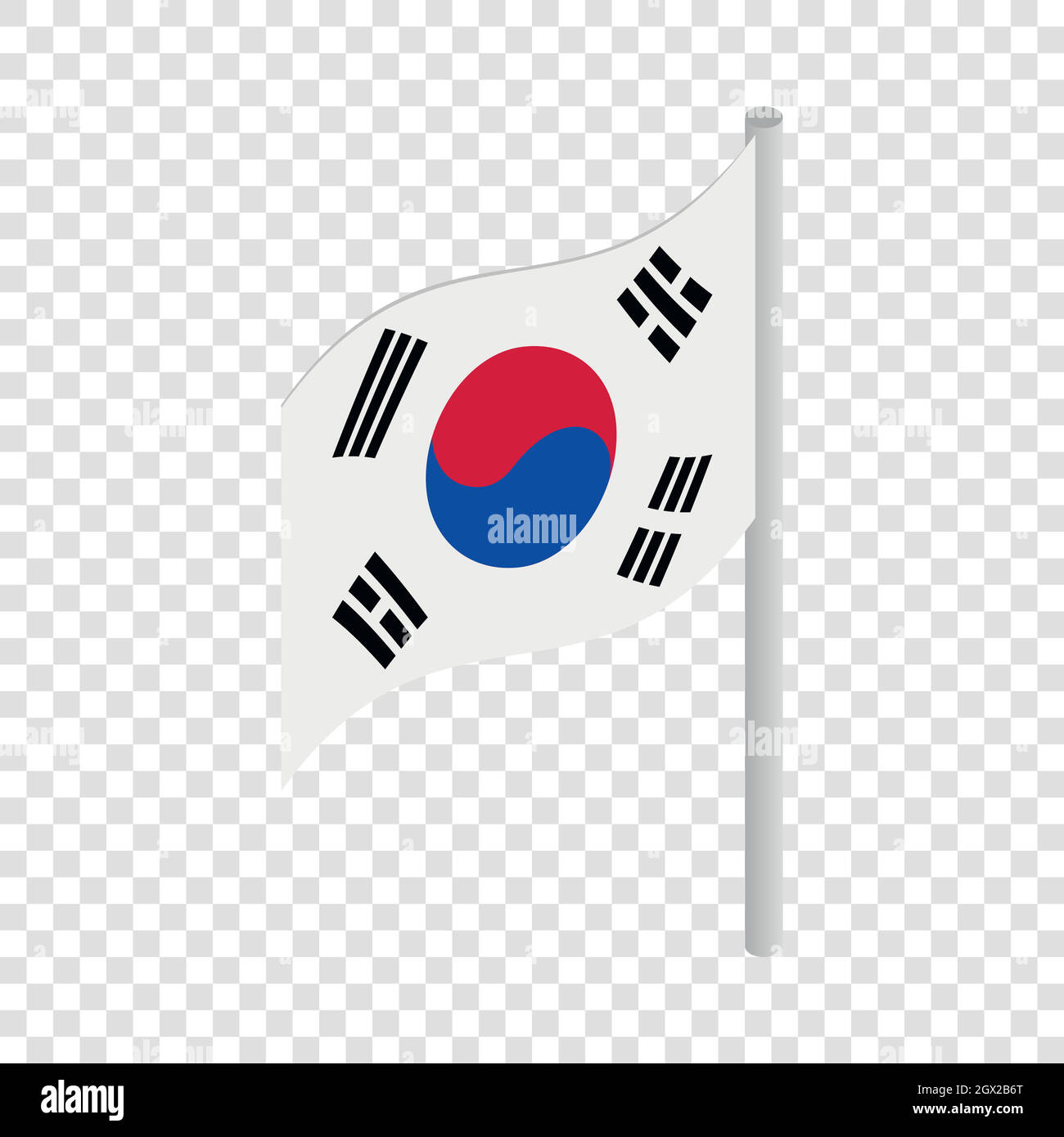 Abstract south korea flag Stock Vector Images - Alamy