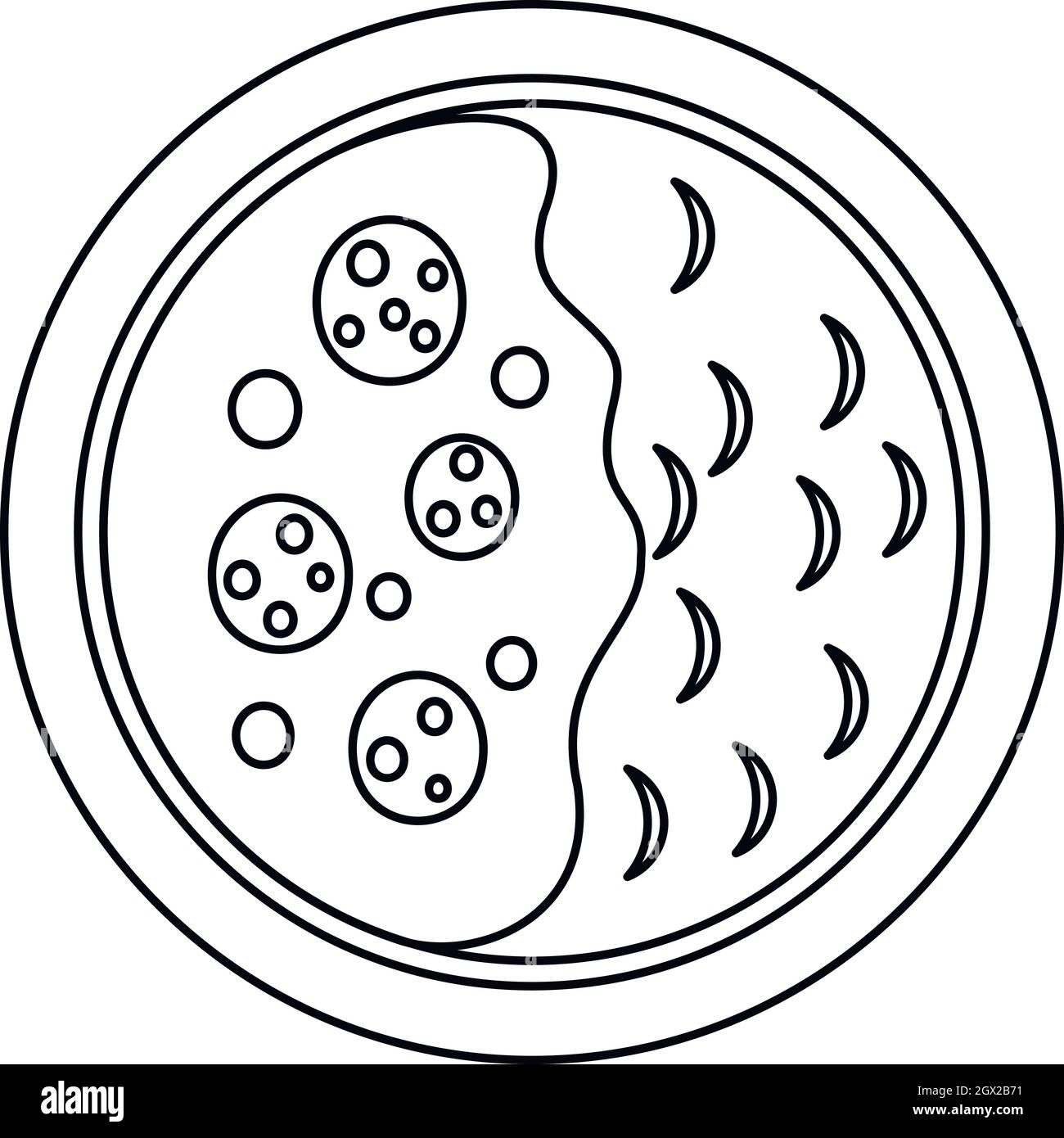 Sashimi line icon asian Stock Vector Images - Alamy