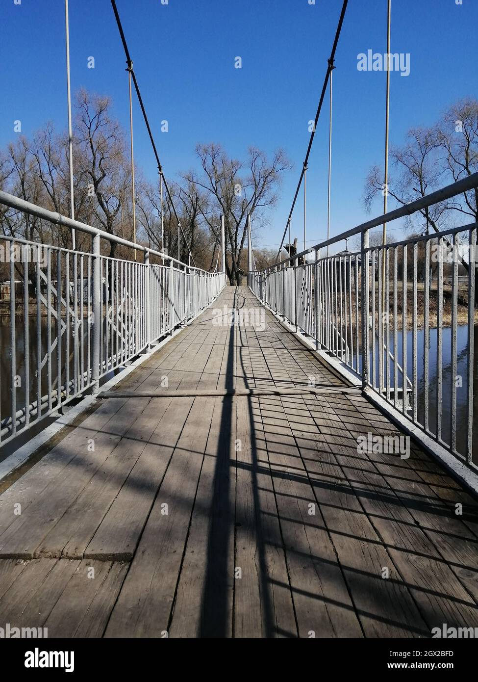 Suspended footbridge boardwalk hi-res stock photography and images - Alamy