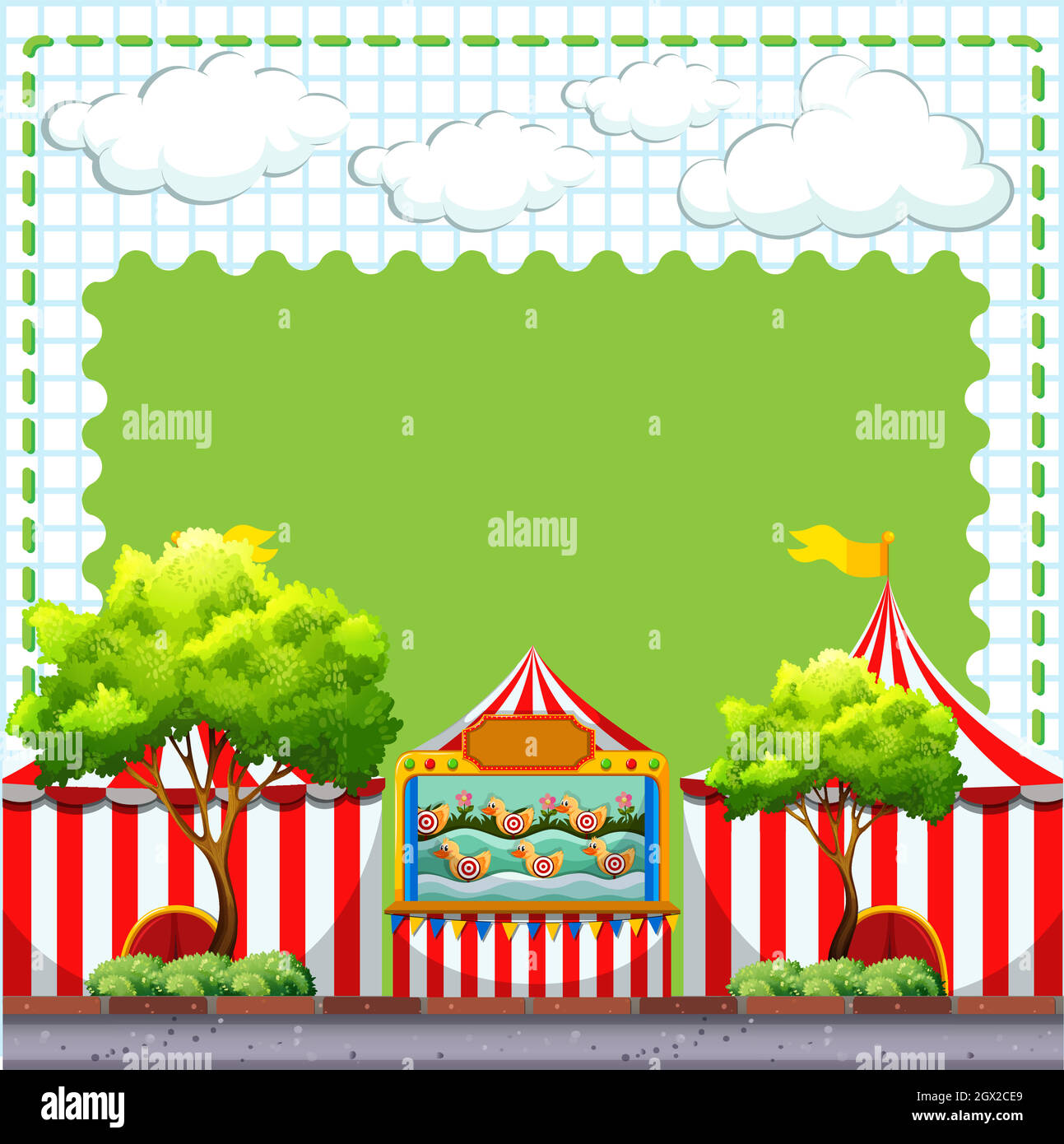 Carnival Tent Border