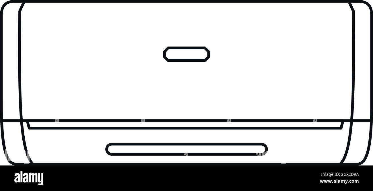 Air conditioner machine icon, outline style Stock Vector Image & Art ...