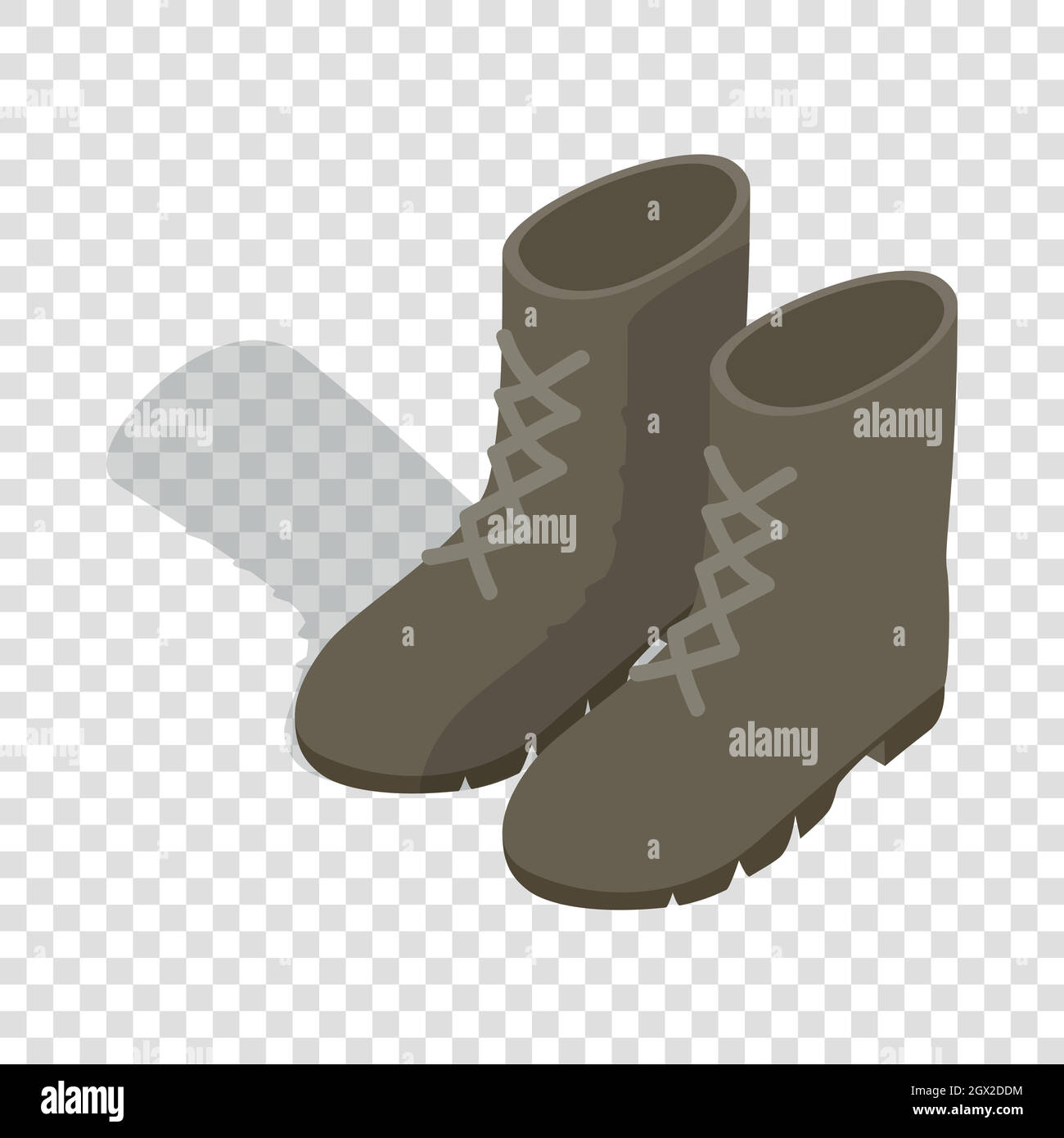 Combat military boots isometric icon Stock Vector Image & Art - Alamy