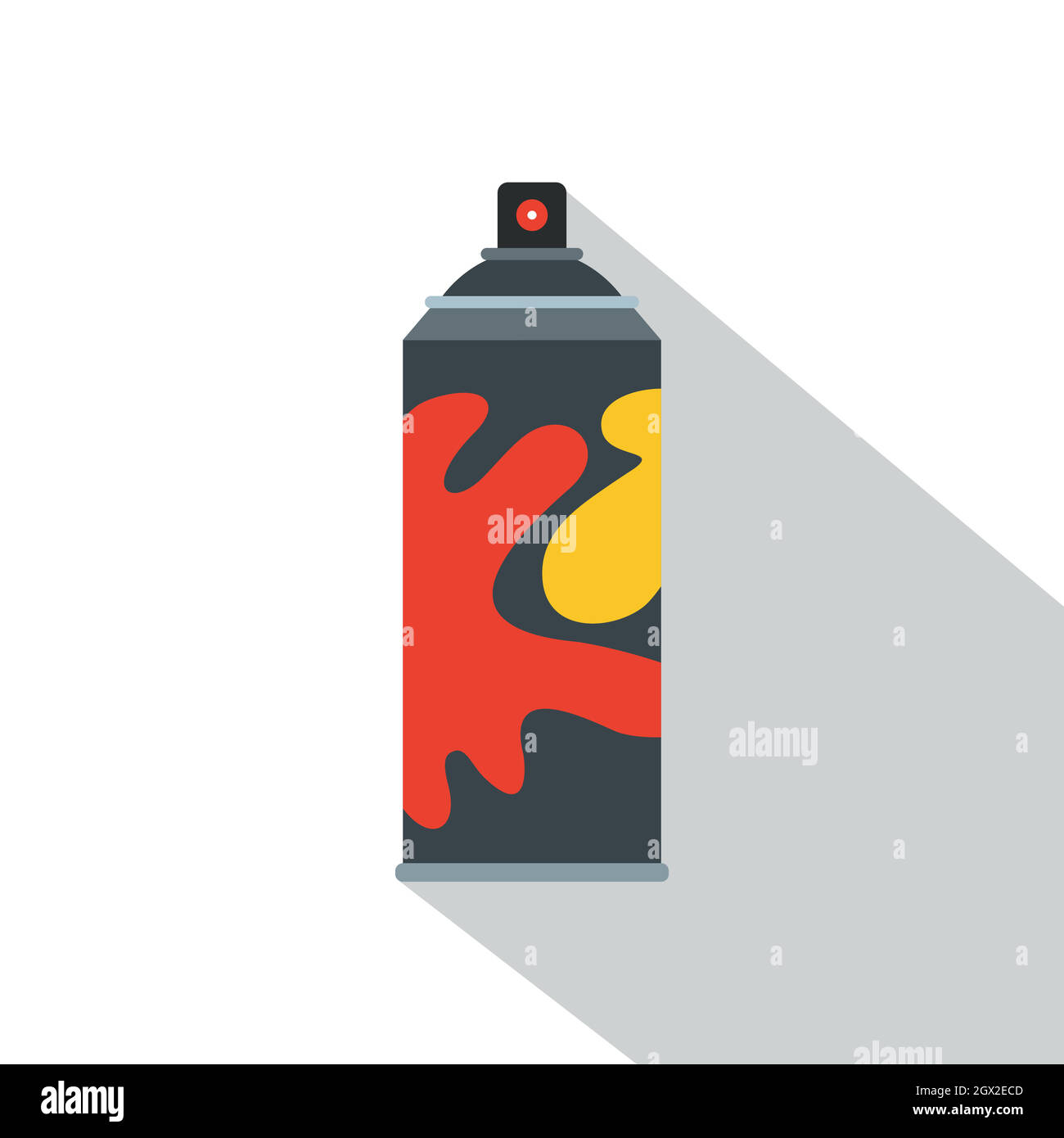 Colored spray icon, flat style Stock Vector Image & Art - Alamy