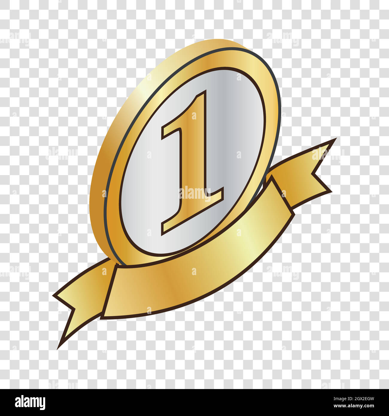 Label number one isometric icon Stock Vector Image & Art - Alamy