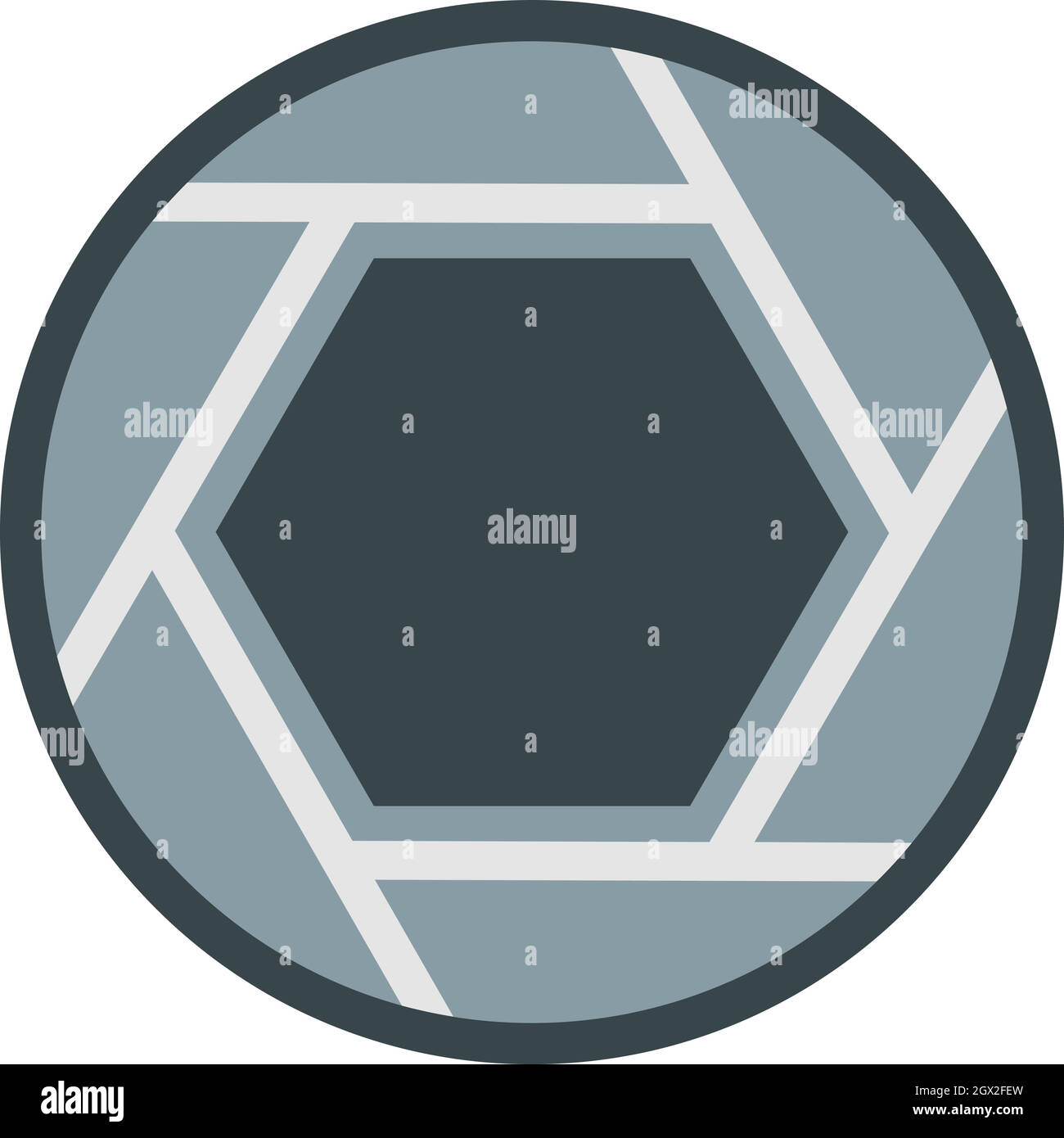 Close objective icon, flat style Stock Vector Image & Art - Alamy