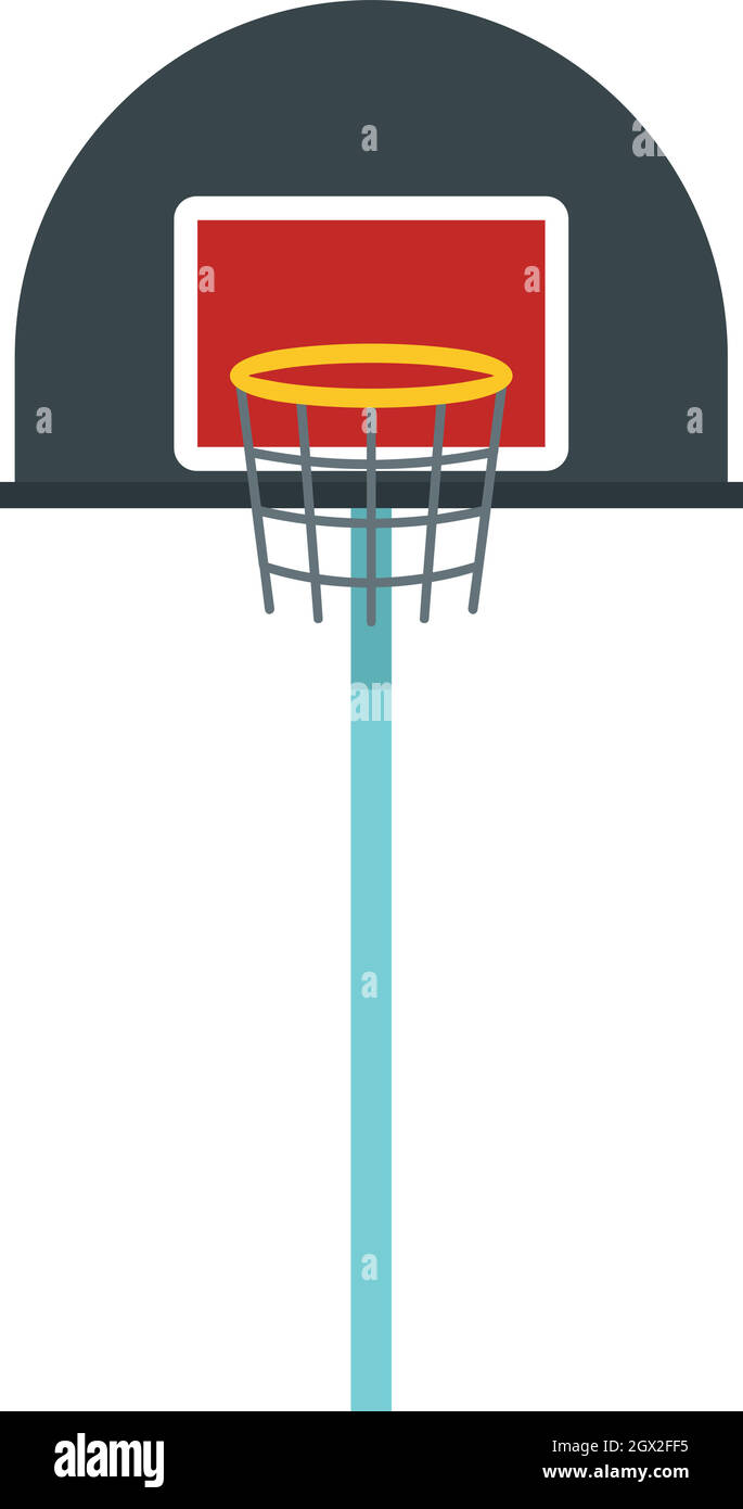 Basketball hoop icon, flat style Stock Vector Image & Art - Alamy