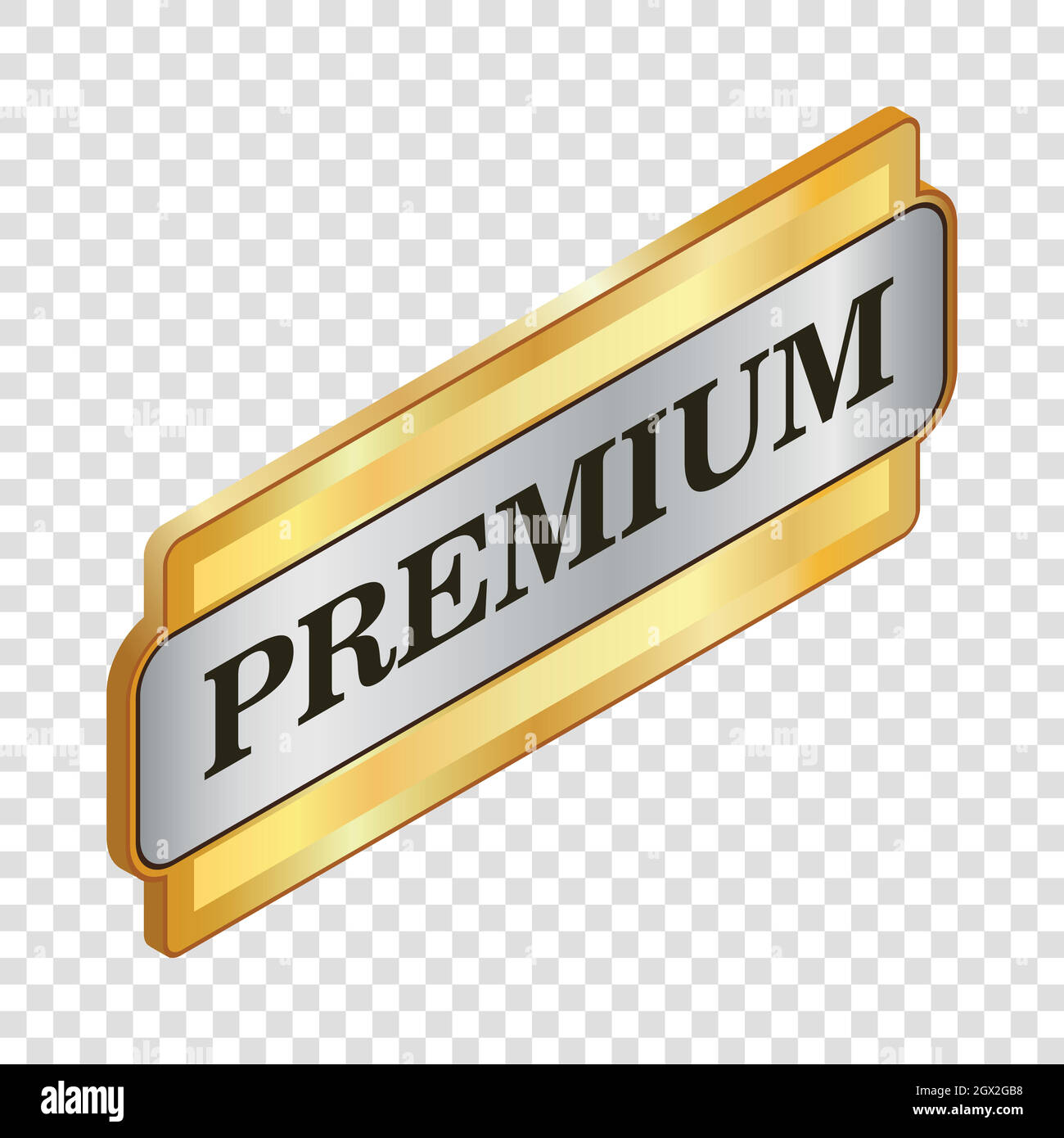 Rectangular label premium isometric icon Stock Vector Image & Art - Alamy