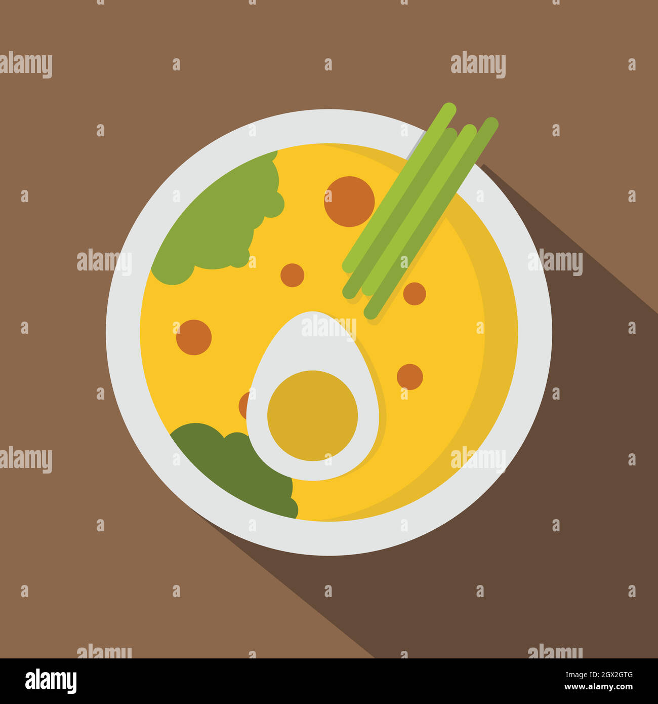 Soup plate japanese miso Stock Vector Images - Alamy