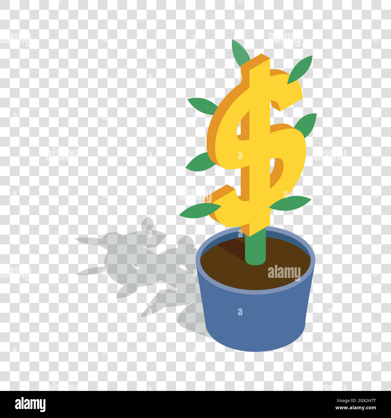 Money growing tree Stock Vector Images - Alamy