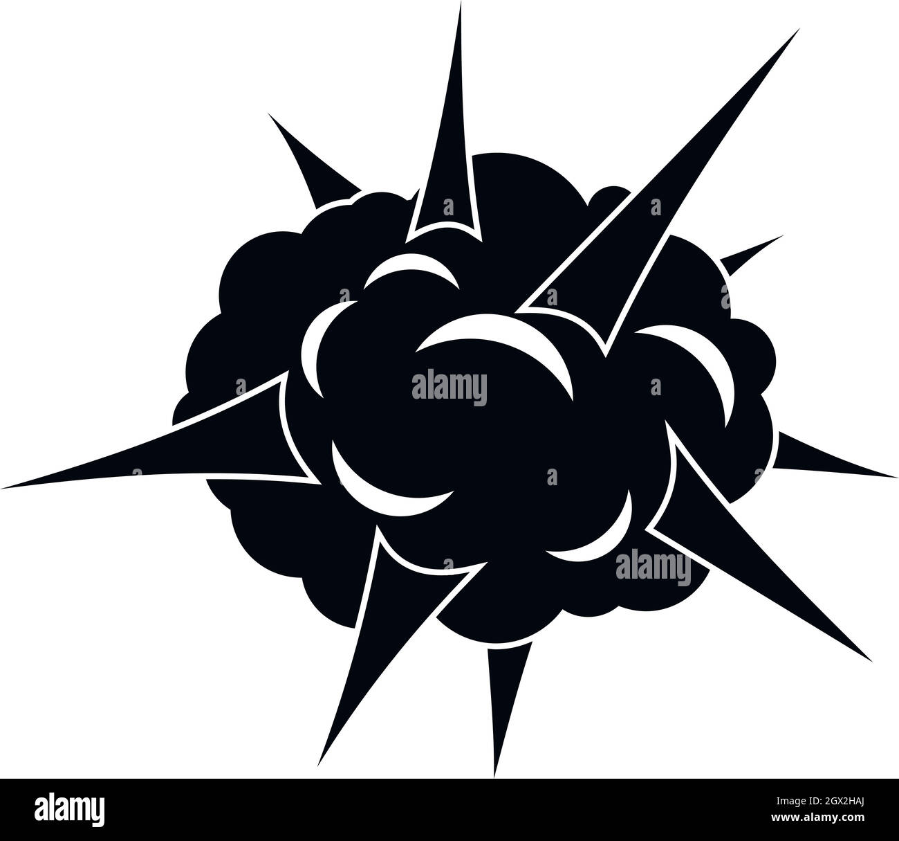 Explosion effect icon hi-res stock photography and images - Alamy