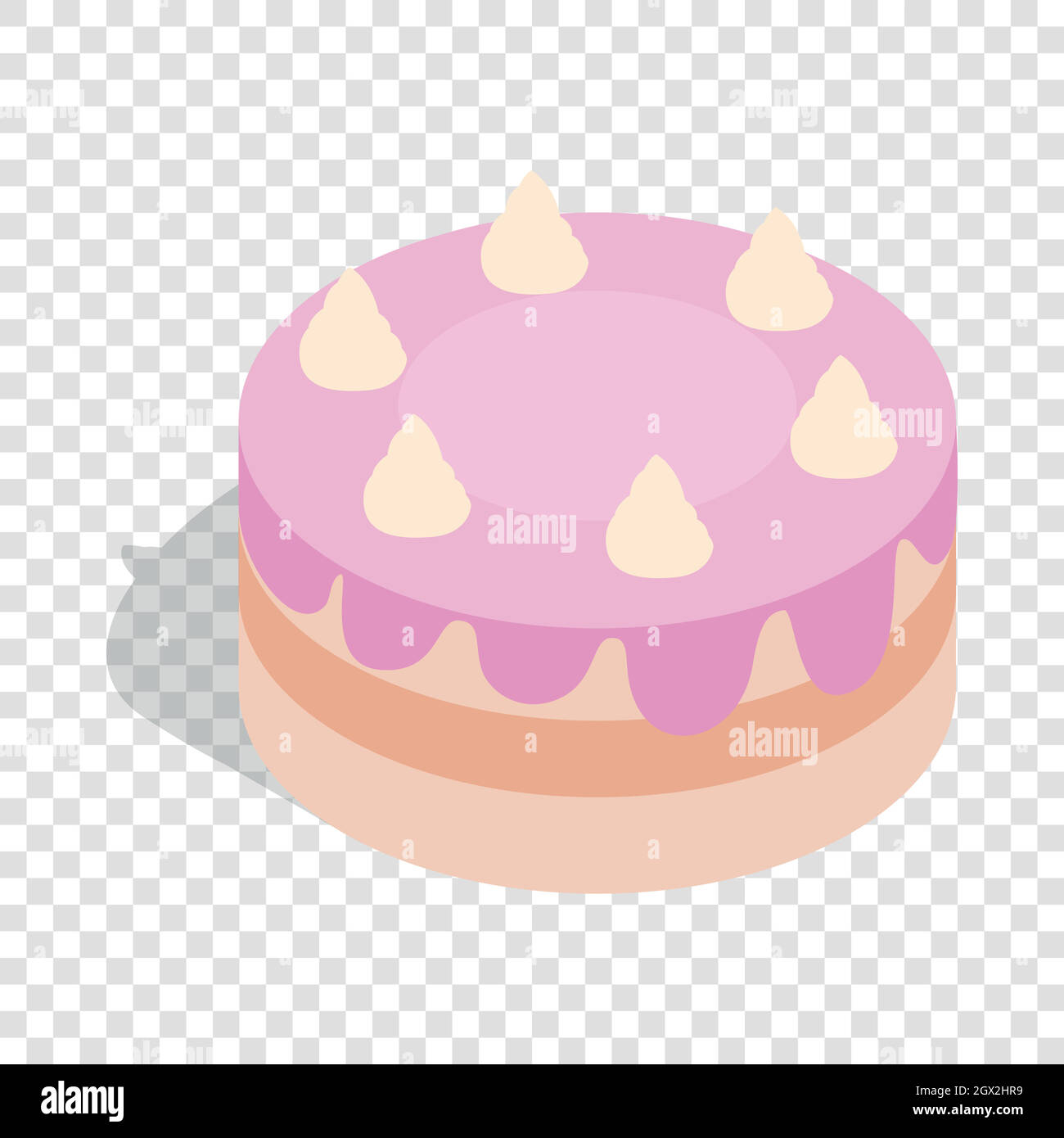 Cake isometric icon Stock Vector Image & Art - Alamy