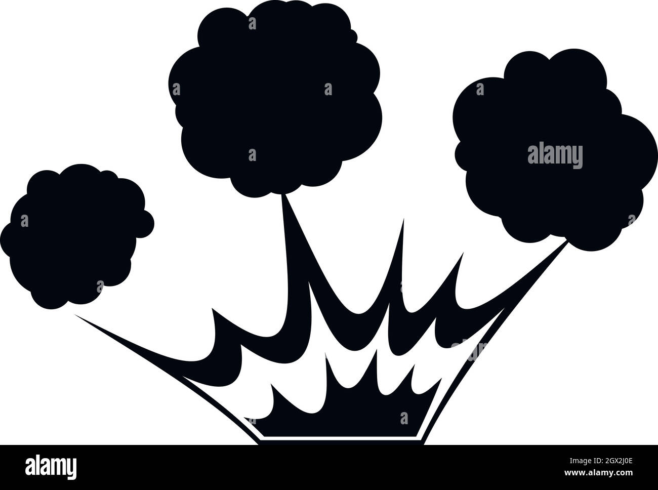 Explosion effect icon Stock Vector Images - Alamy