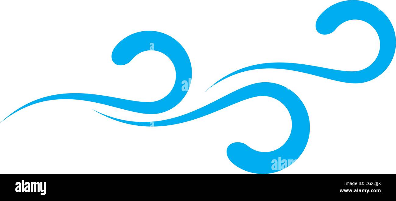 splash Water, Wave symbol and icon Logo Template vector Stock Vector ...