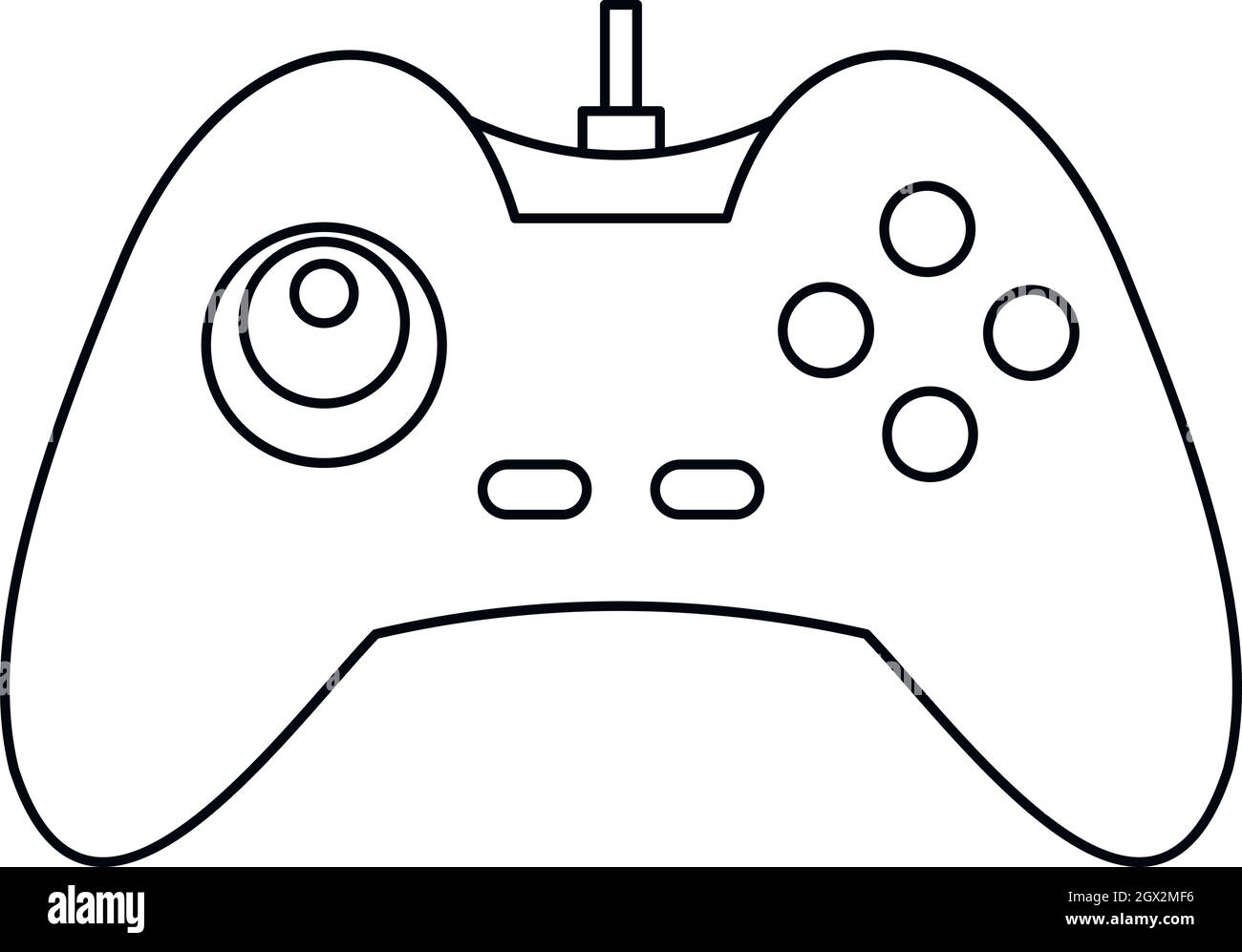 Round touch icon outline Stock Vector Images - Alamy