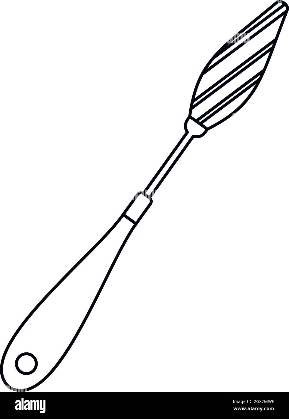 Scraper icon, outline style Stock Vector Image & Art - Alamy