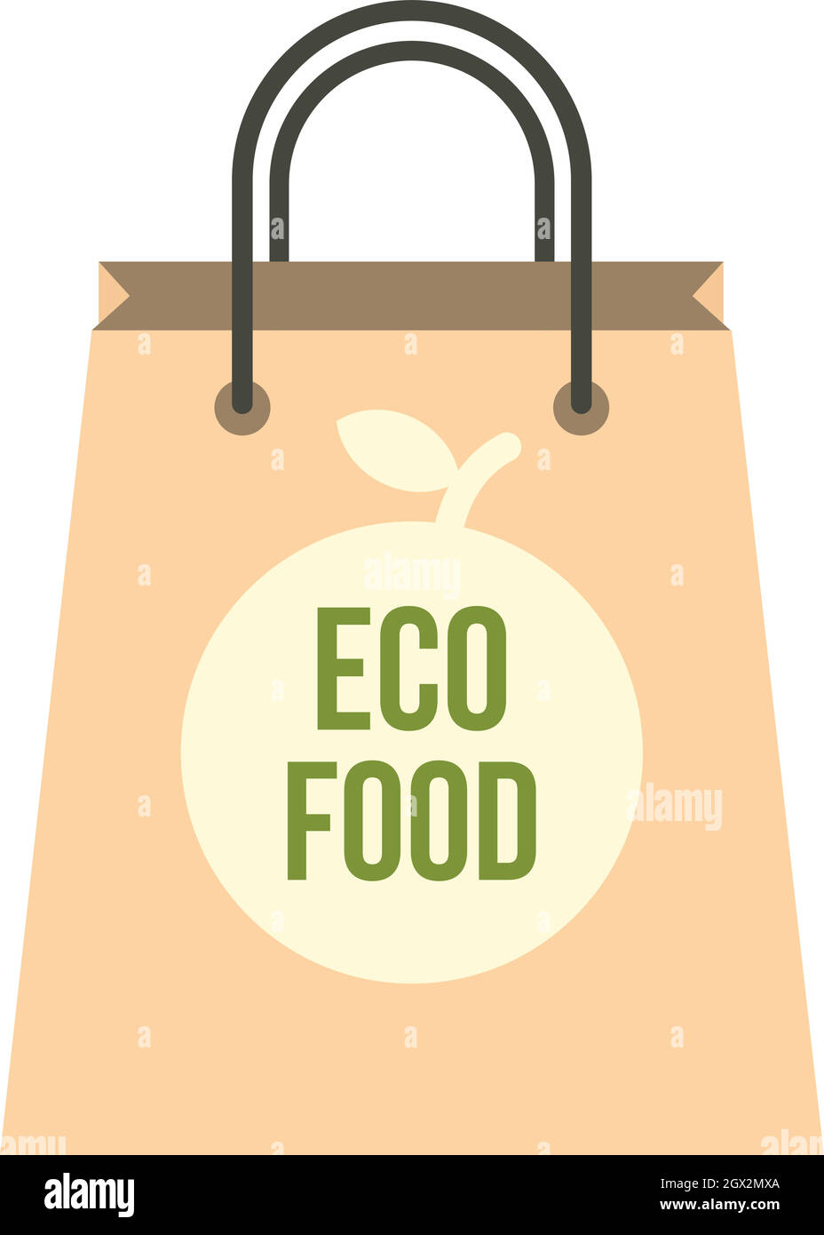 Eco recycling paper bag Stock Vector Images - Alamy