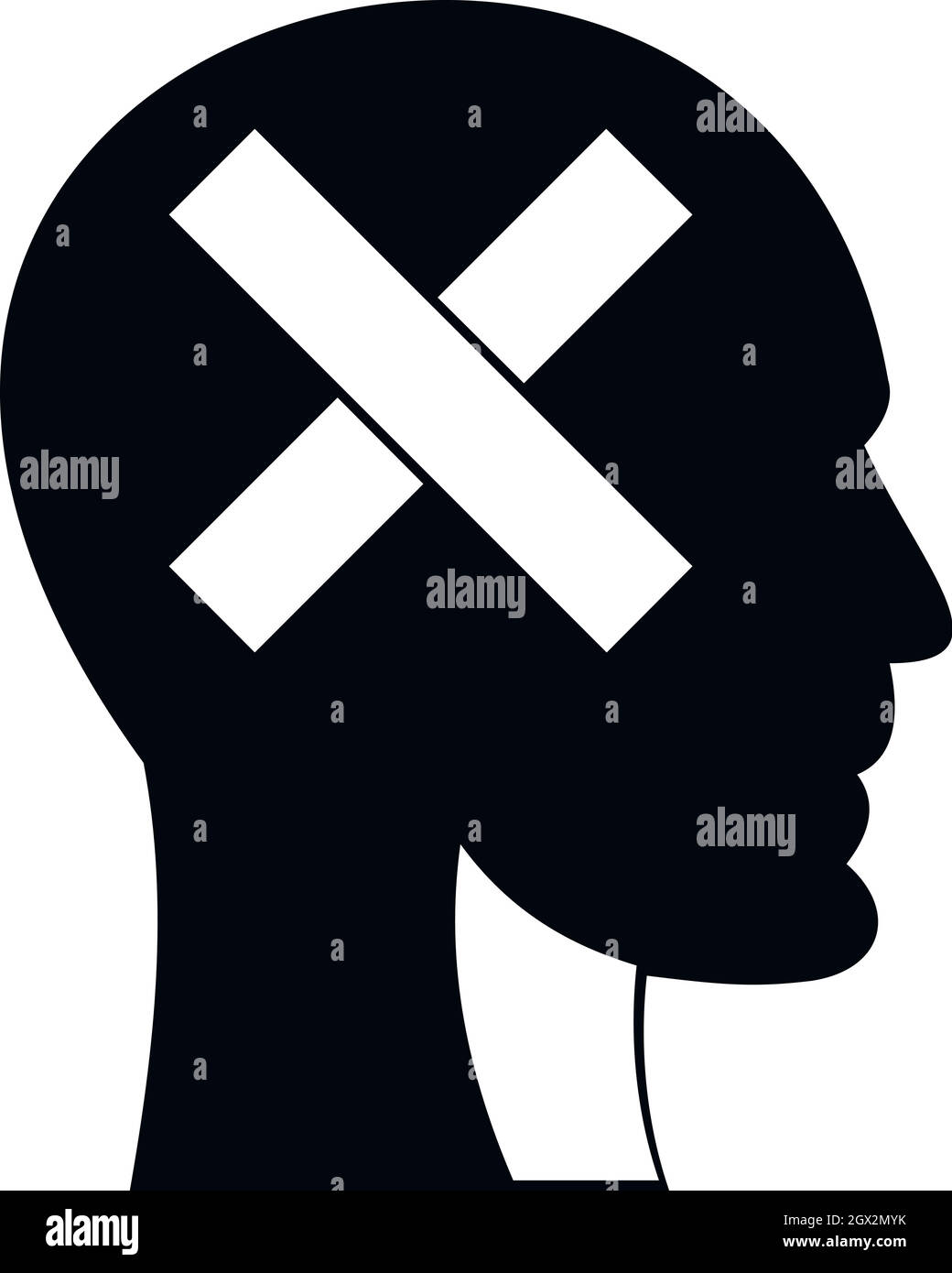 Silhouette simple human Stock Vector Images - Alamy