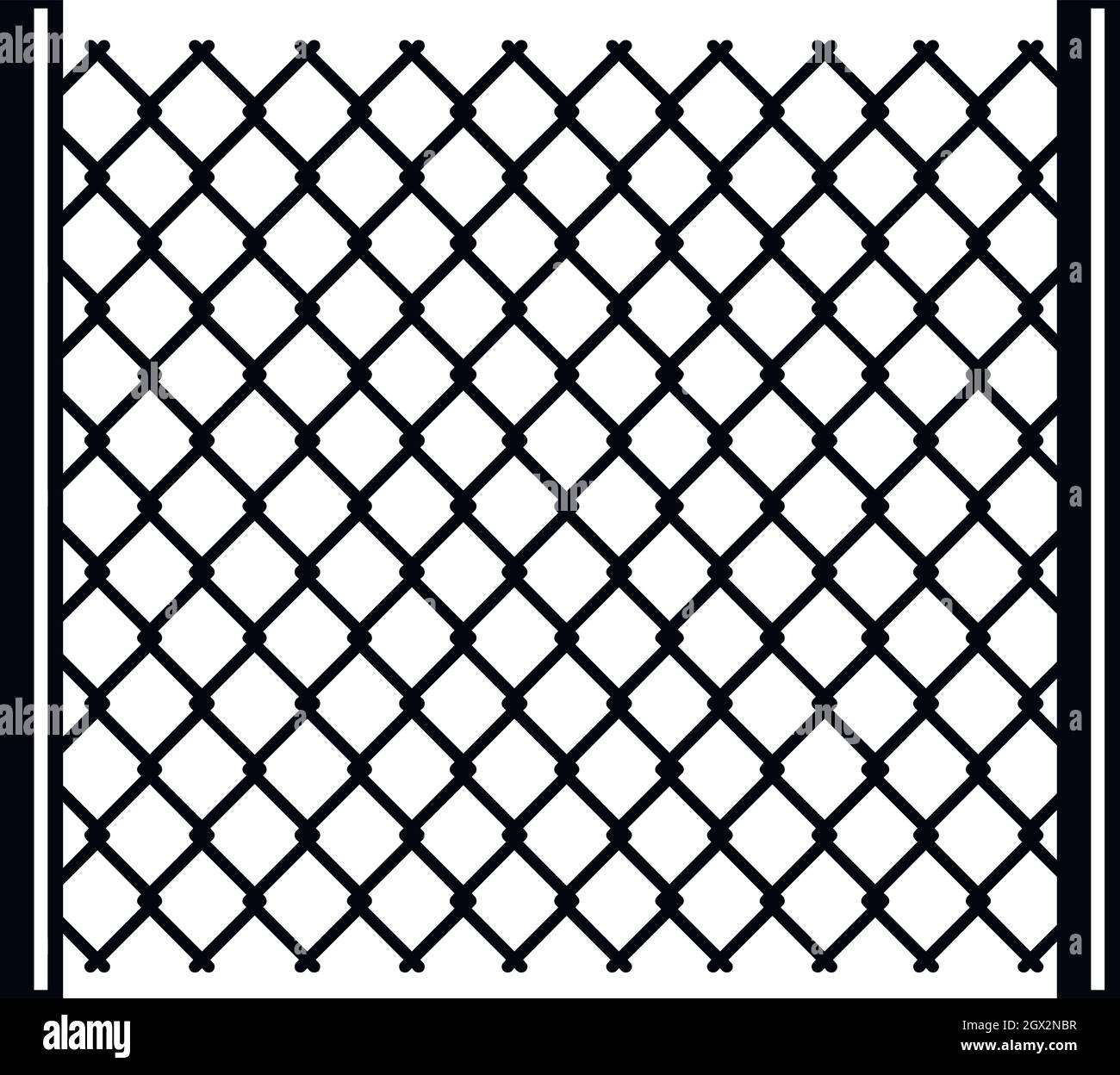 Perforated gate icon, simple style Stock Vector Image & Art - Alamy