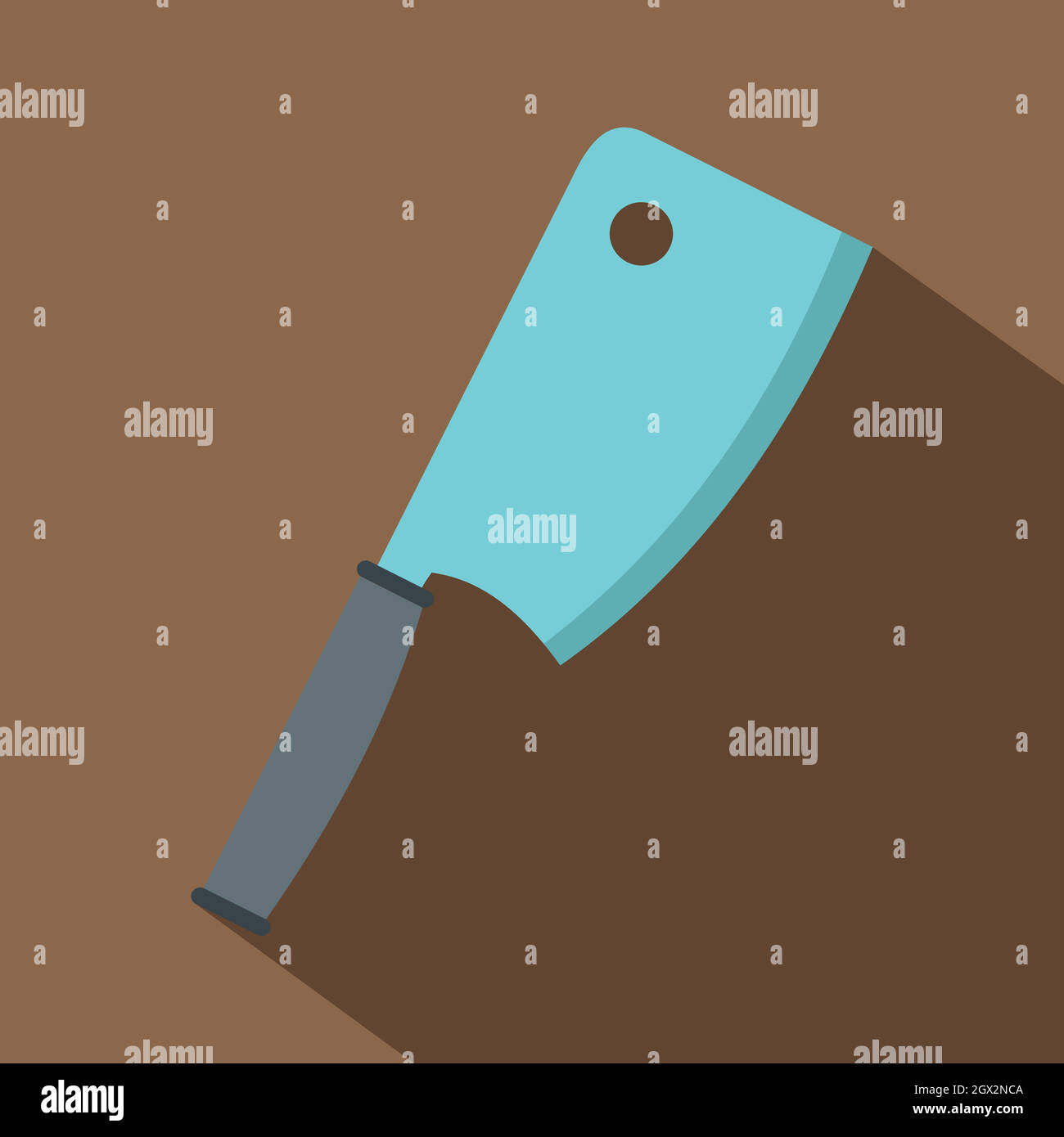 Meat and knife Stock Vector Images - Alamy