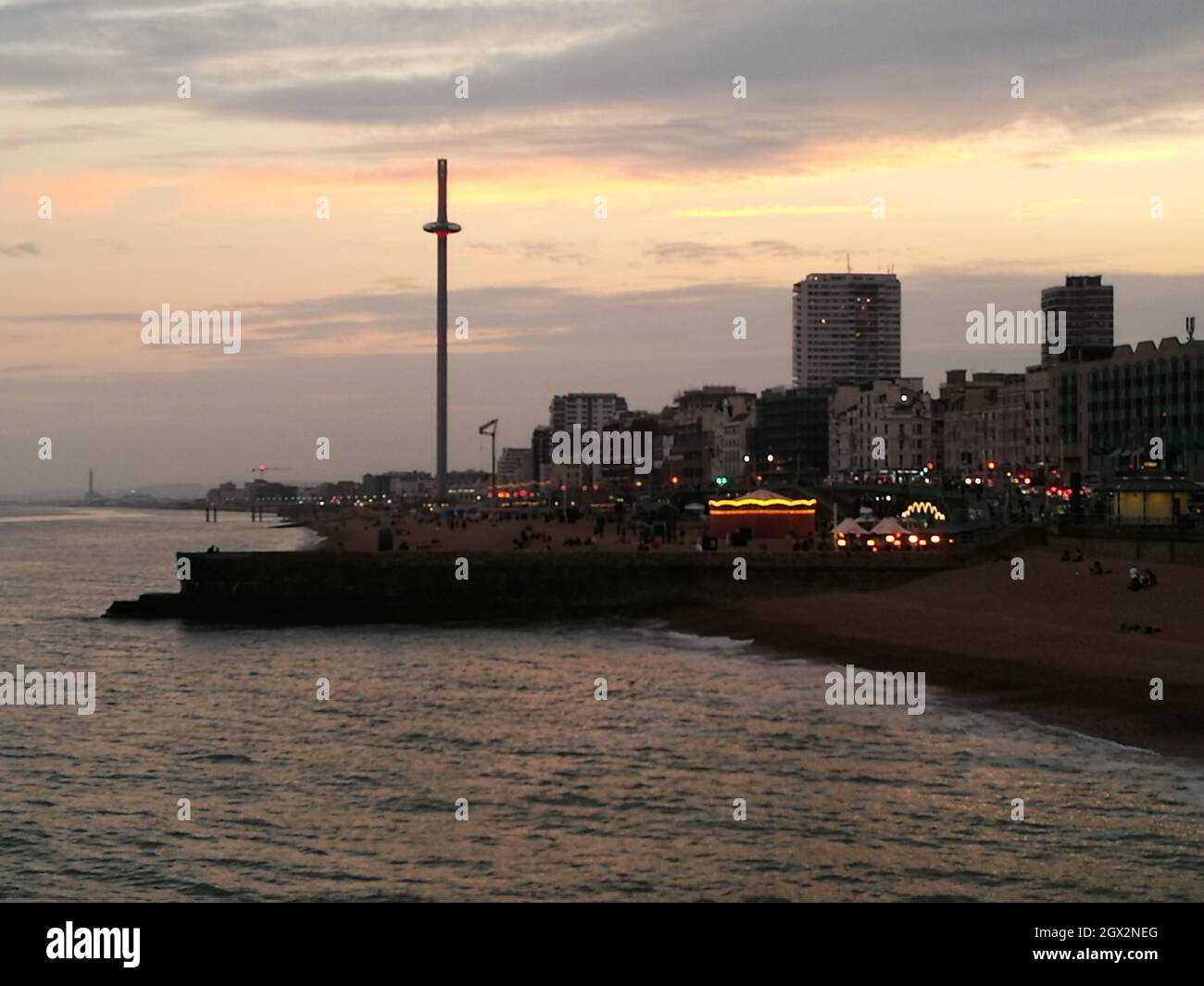 Brighton skyline night hi-res stock photography and images - Alamy