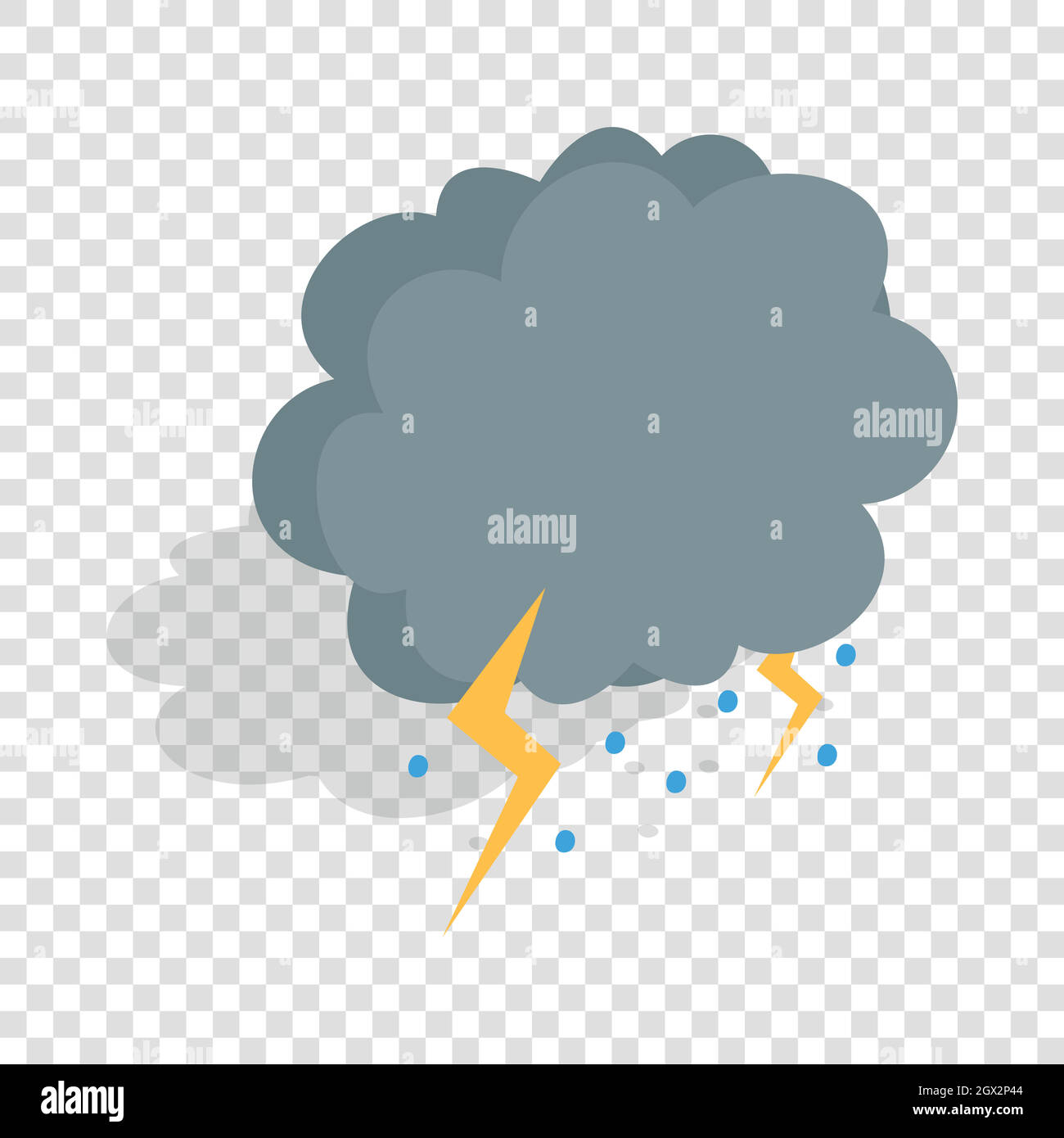 Hail strike Stock Vector Images - Alamy