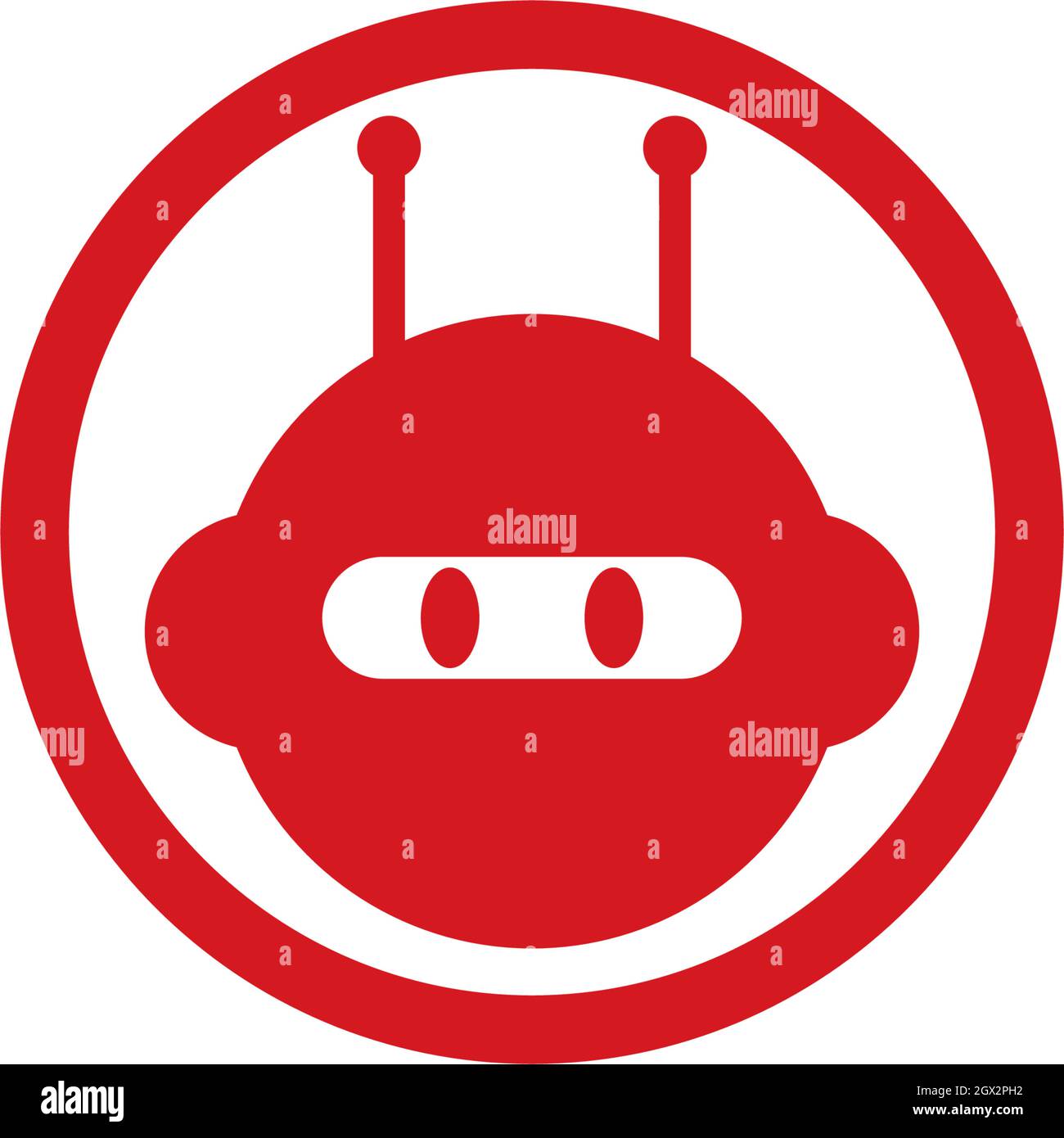 Robot logo vector template Stock Vector Image & Art - Alamy