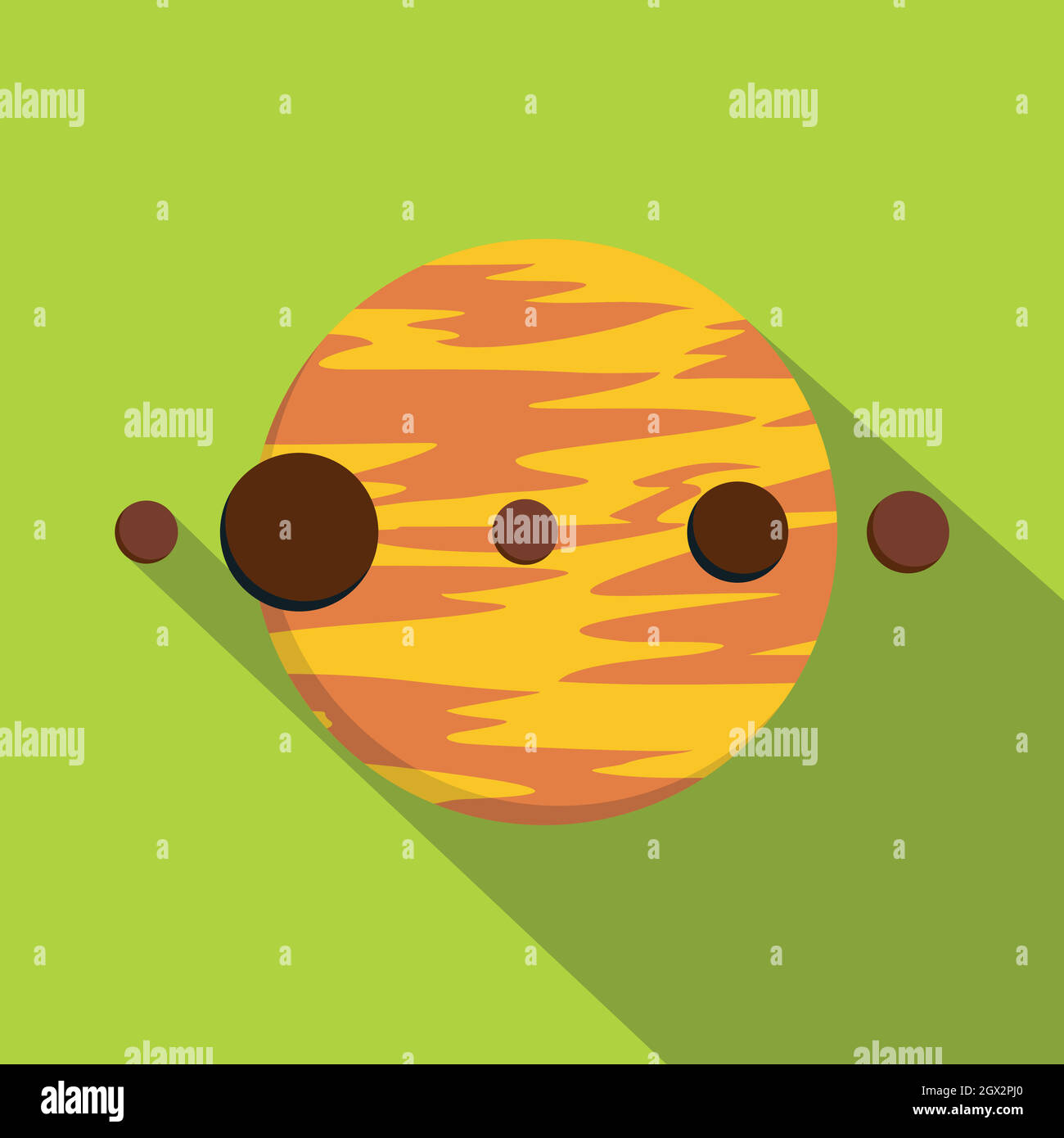 Flat planet hi-res stock photography and images - Alamy