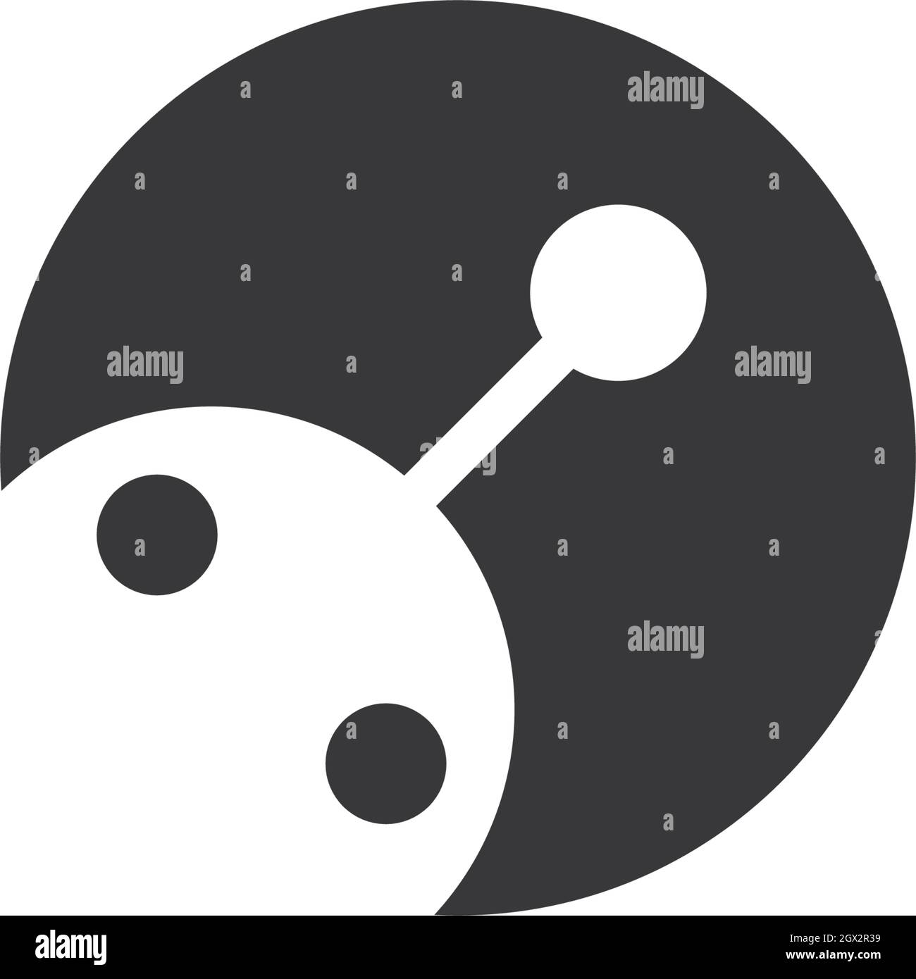 Robot chat symbol Black and White Stock Photos & Images - Alamy