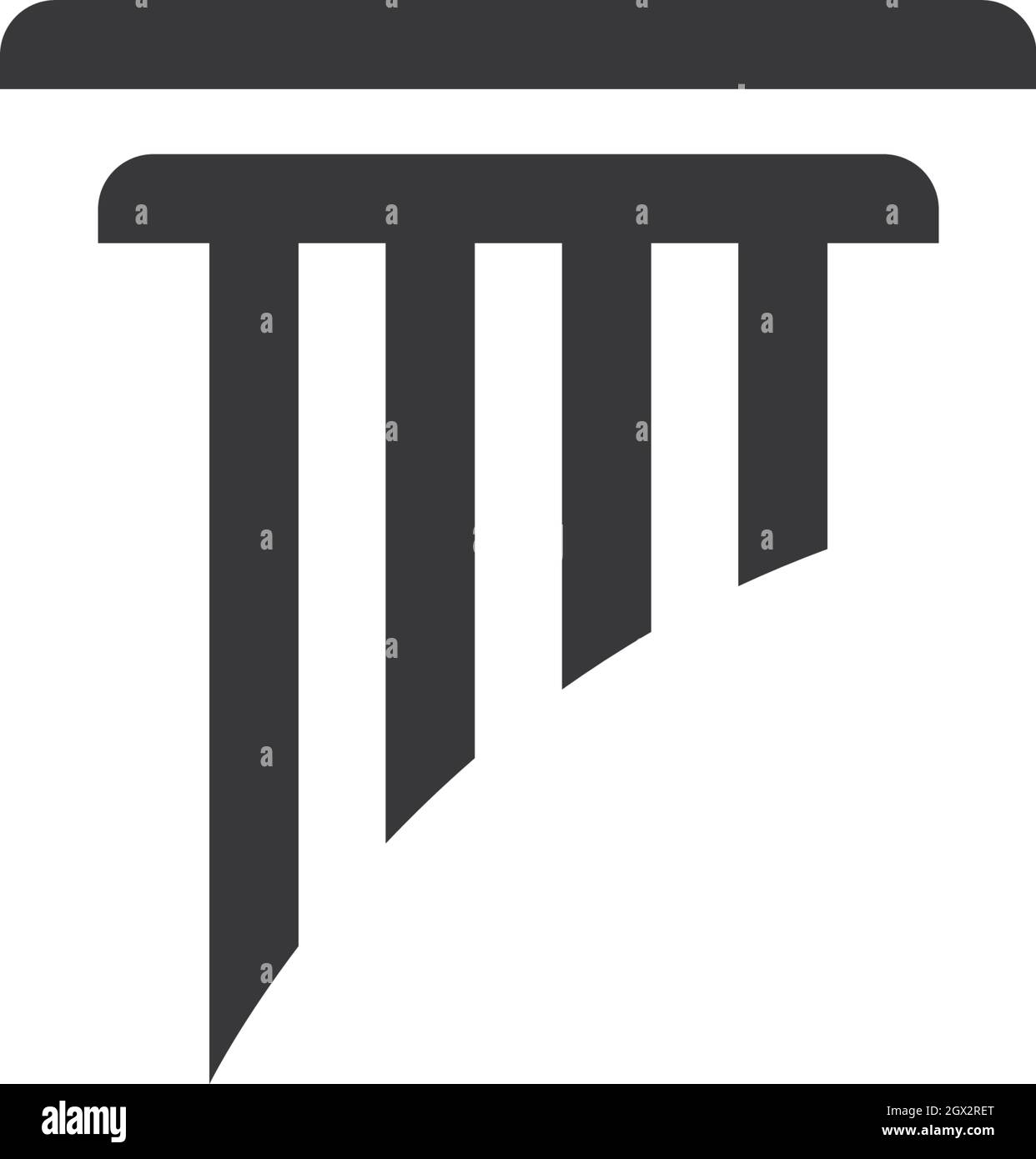 column Logo vector Template Stock Vector Image & Art - Alamy