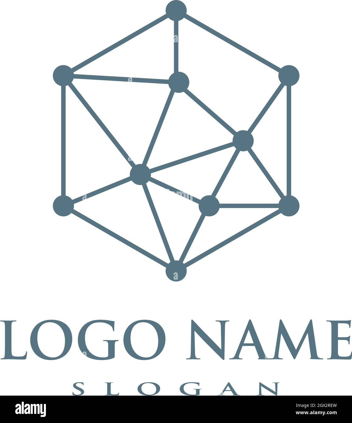 Business technology logo template vector Stock Vector Image & Art - Alamy