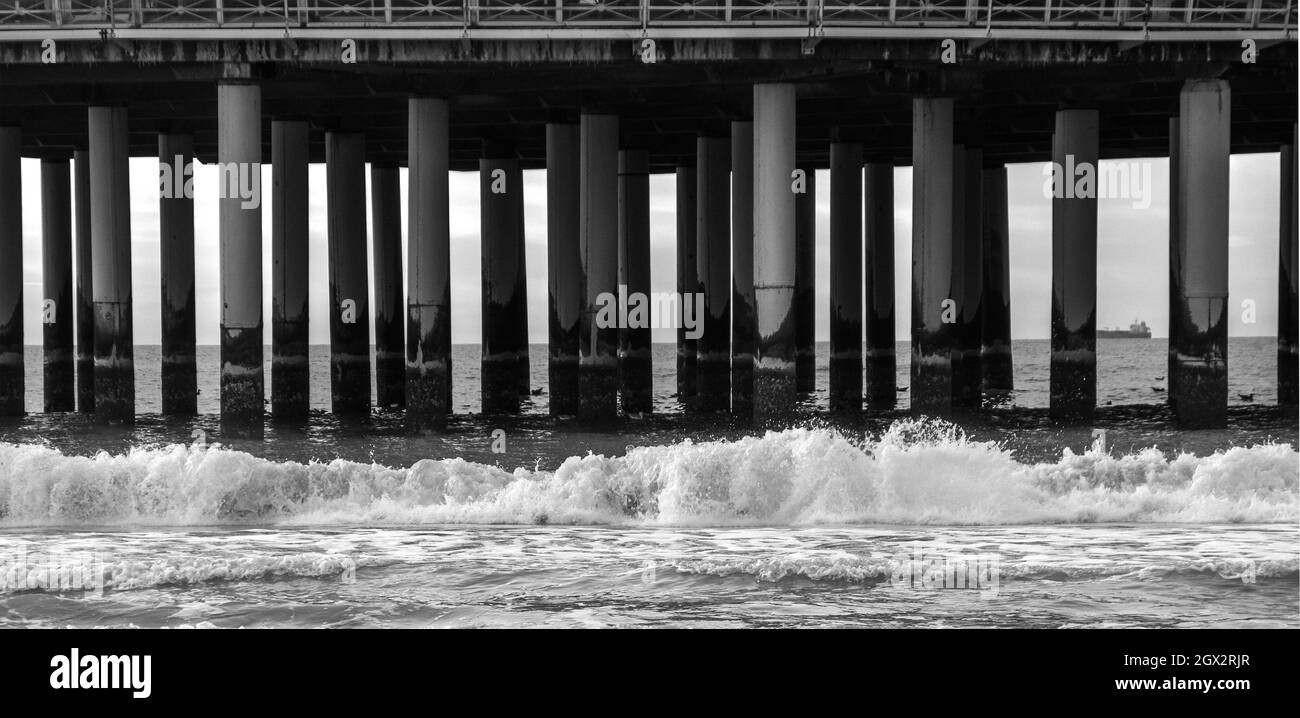 Columns Of The Pearl In Den Haag In Holland Stock Photo - Alamy