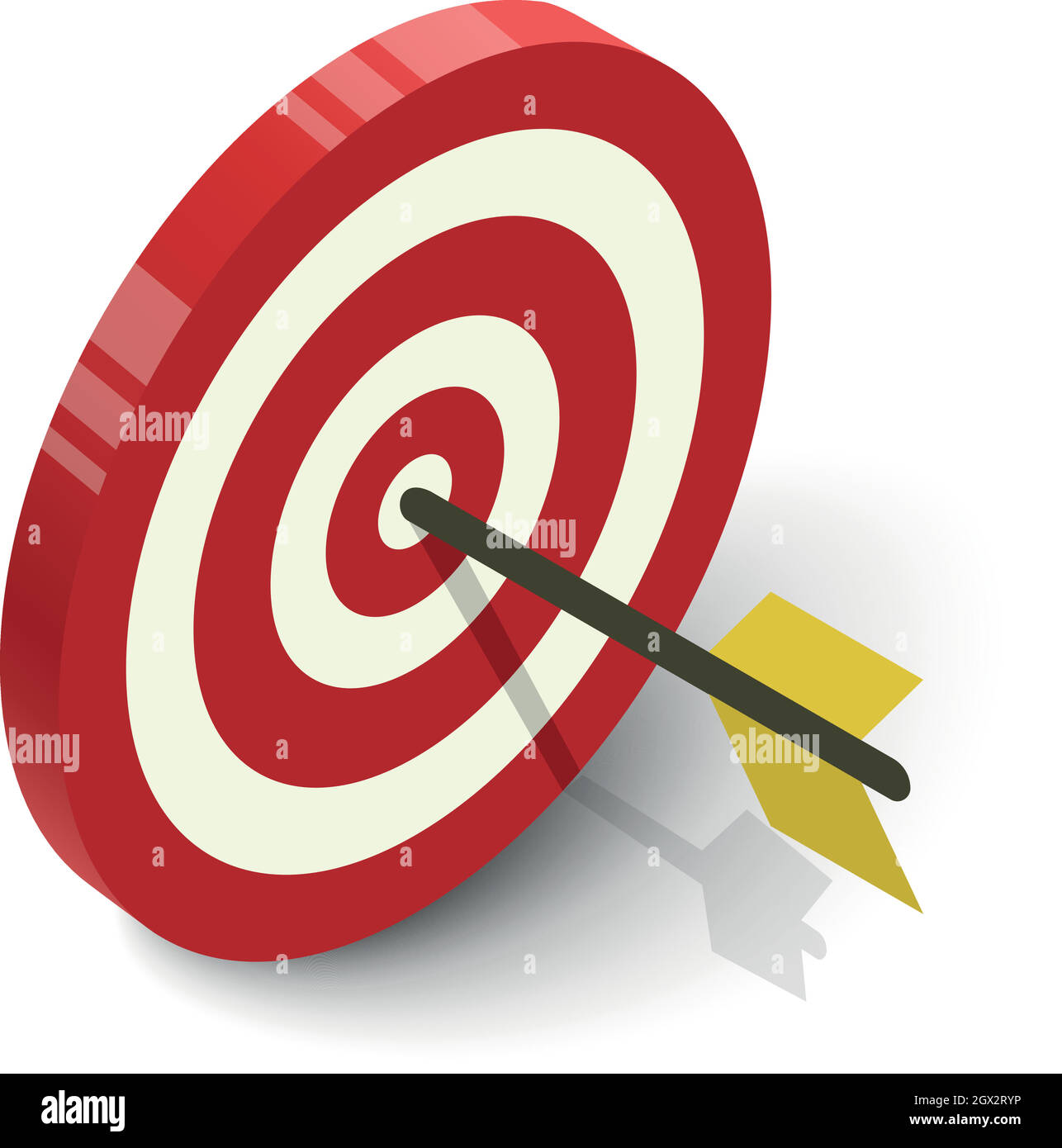 Target icon, isometric style Stock Vector Image & Art - Alamy