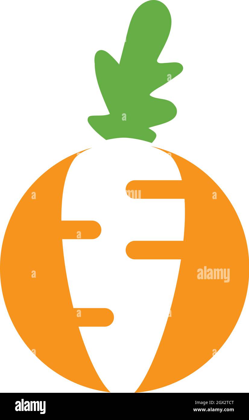 carrot ilustration logo vector template Stock Vector Image & Art - Alamy