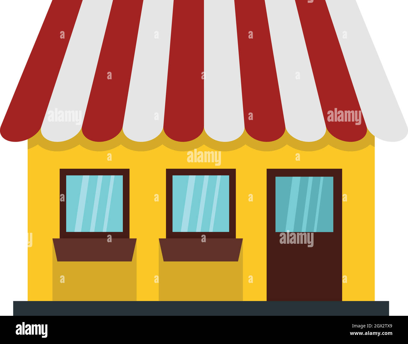 Flat shop front sign hi-res stock photography and images - Alamy