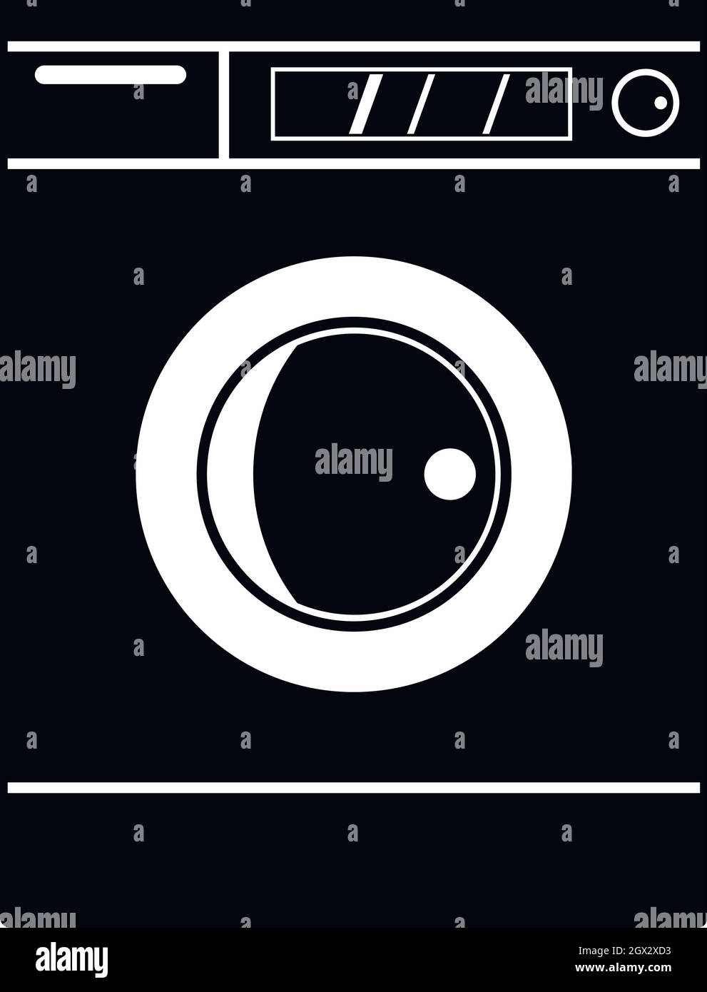 Washing machine icon, simple style Stock Vector Image & Art - Alamy