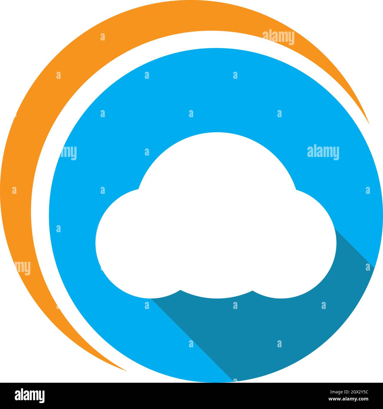 cloud vector logo template design vector Stock Vector Image & Art - Alamy